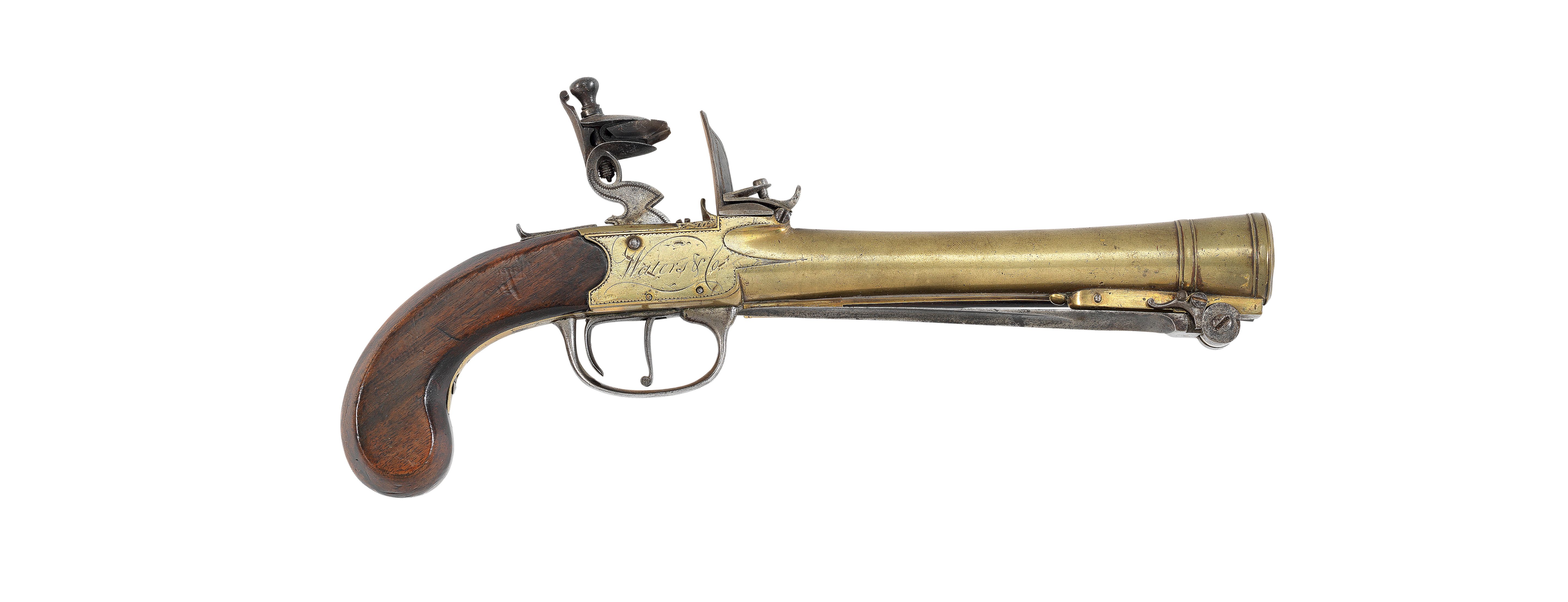 Bonhams : A Rare Flintlock Patent Box-Lock Blunderbuss-Pistol
