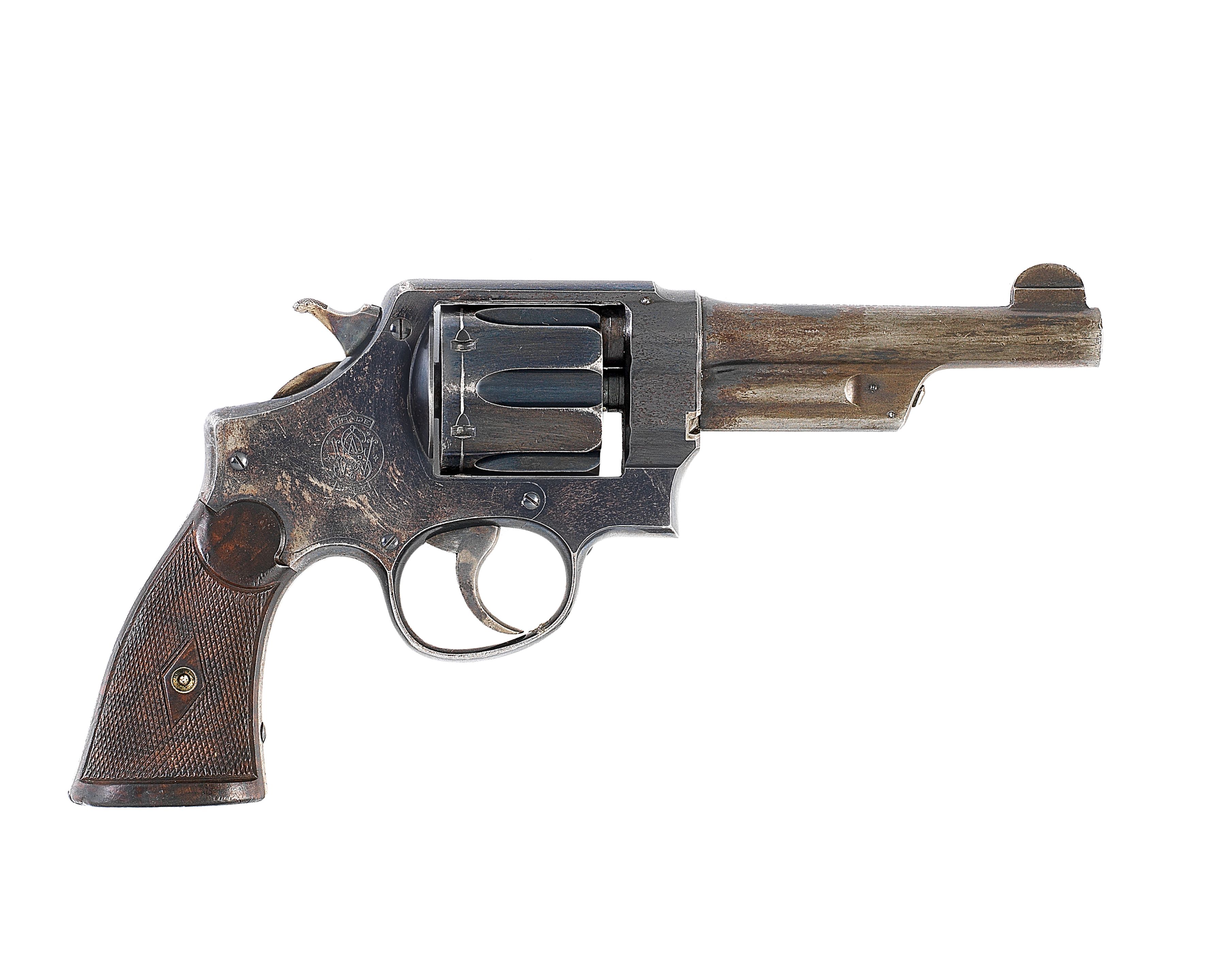 Bonhams : A .44 (S&W Special) 'Triple Lock Hand Ejector' revolver by ...