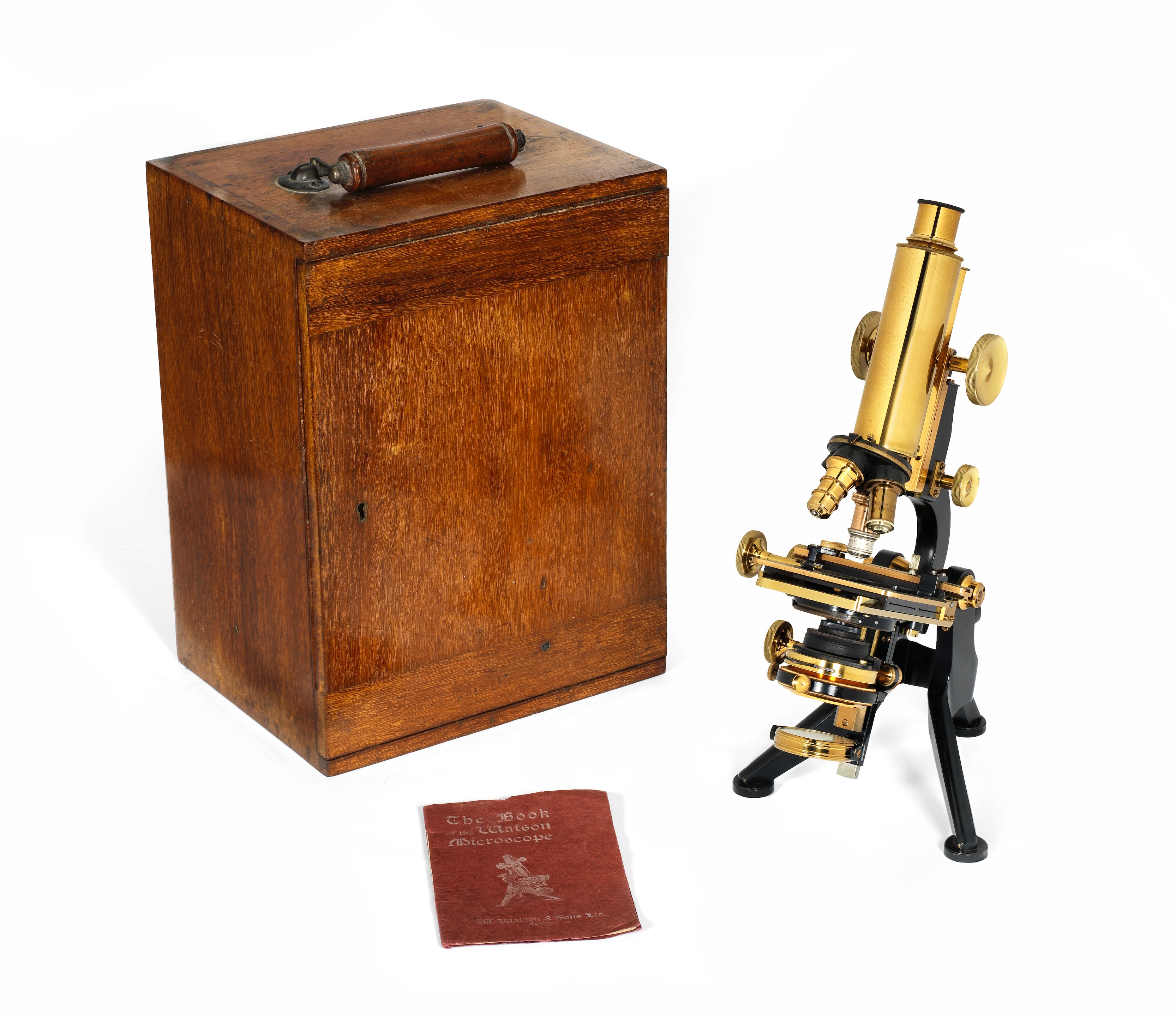 Bonhams : A Watson & Sons compound monocular microscope, English, early ...