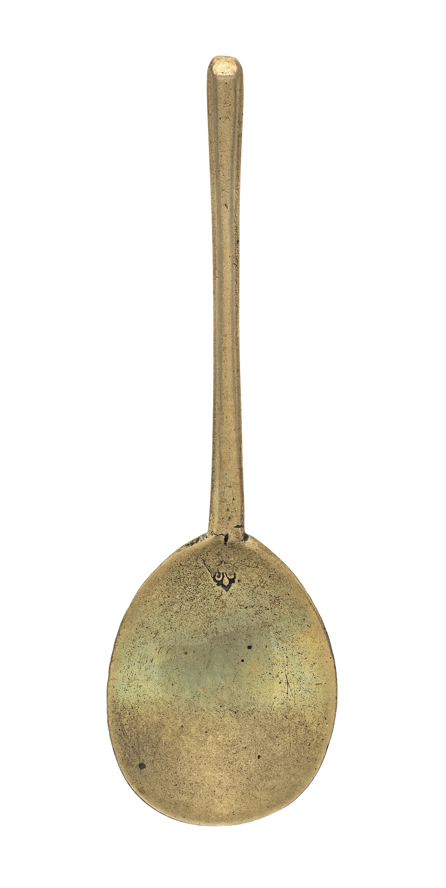 Bonhams : A 17th century latten slip-top spoon, possibly London
