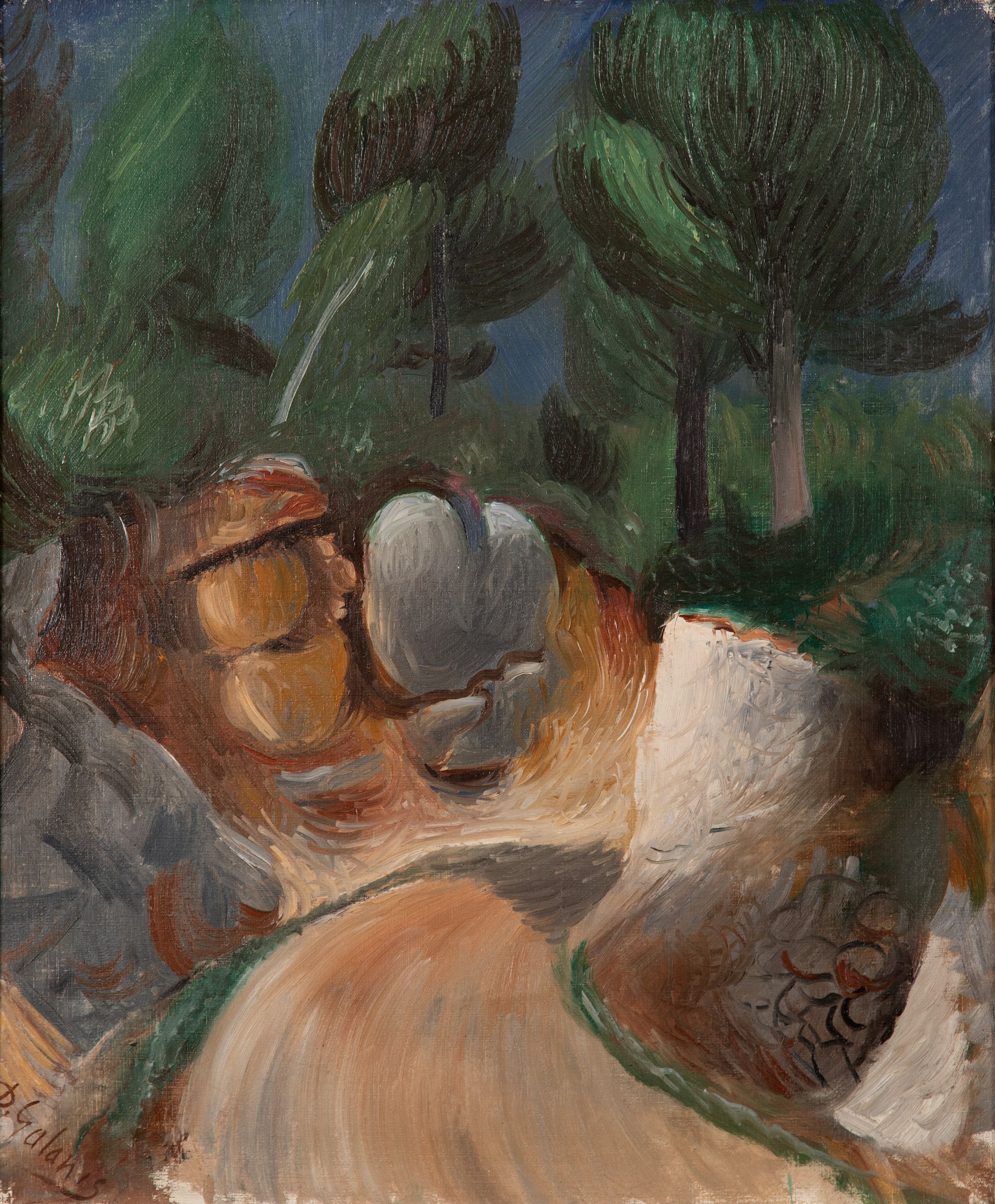 Bonhams : Dimitrios Galanis (Greek, 1880-1966) La route encaissée ...