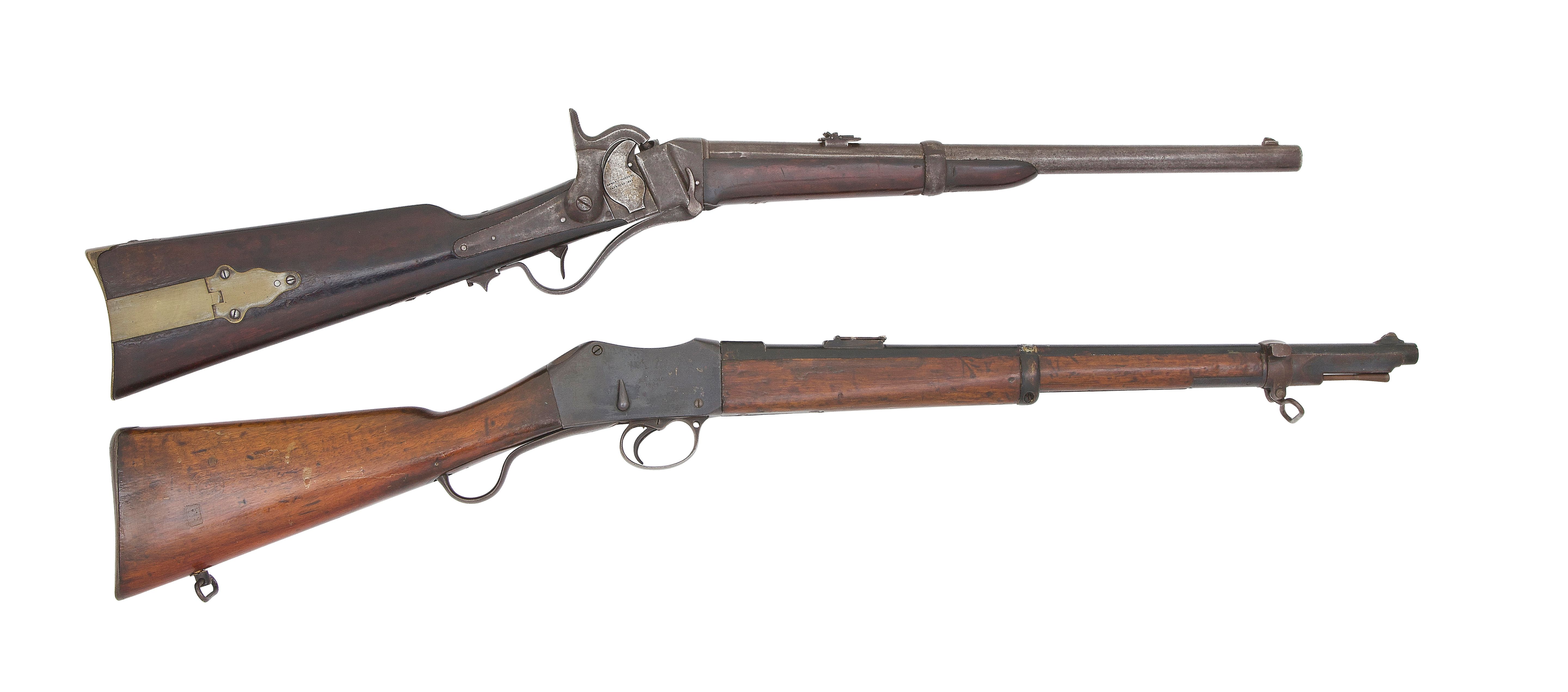 Bonhams : A Rare .577 Percussion Sharps 1855 Model British Breech ...