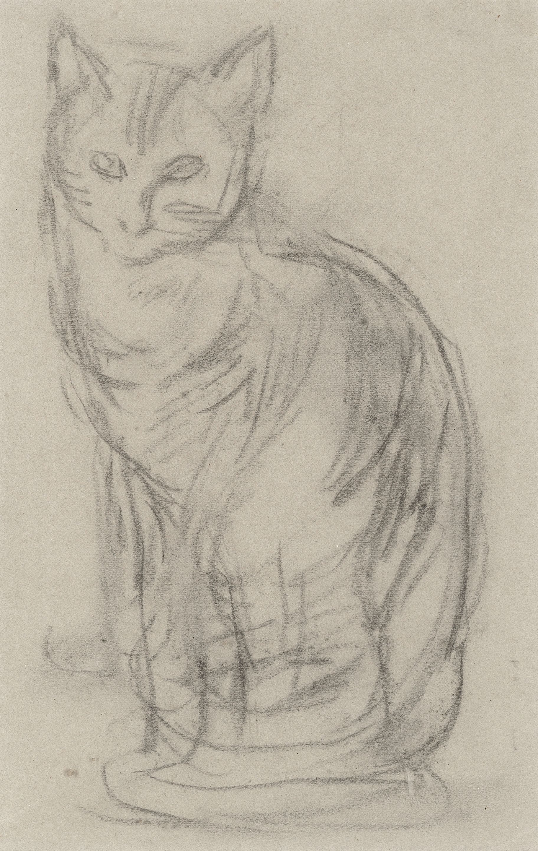 Bonhams : Vanessa Bell (British, 1879-1961) Cat (Executed in the 1920s)