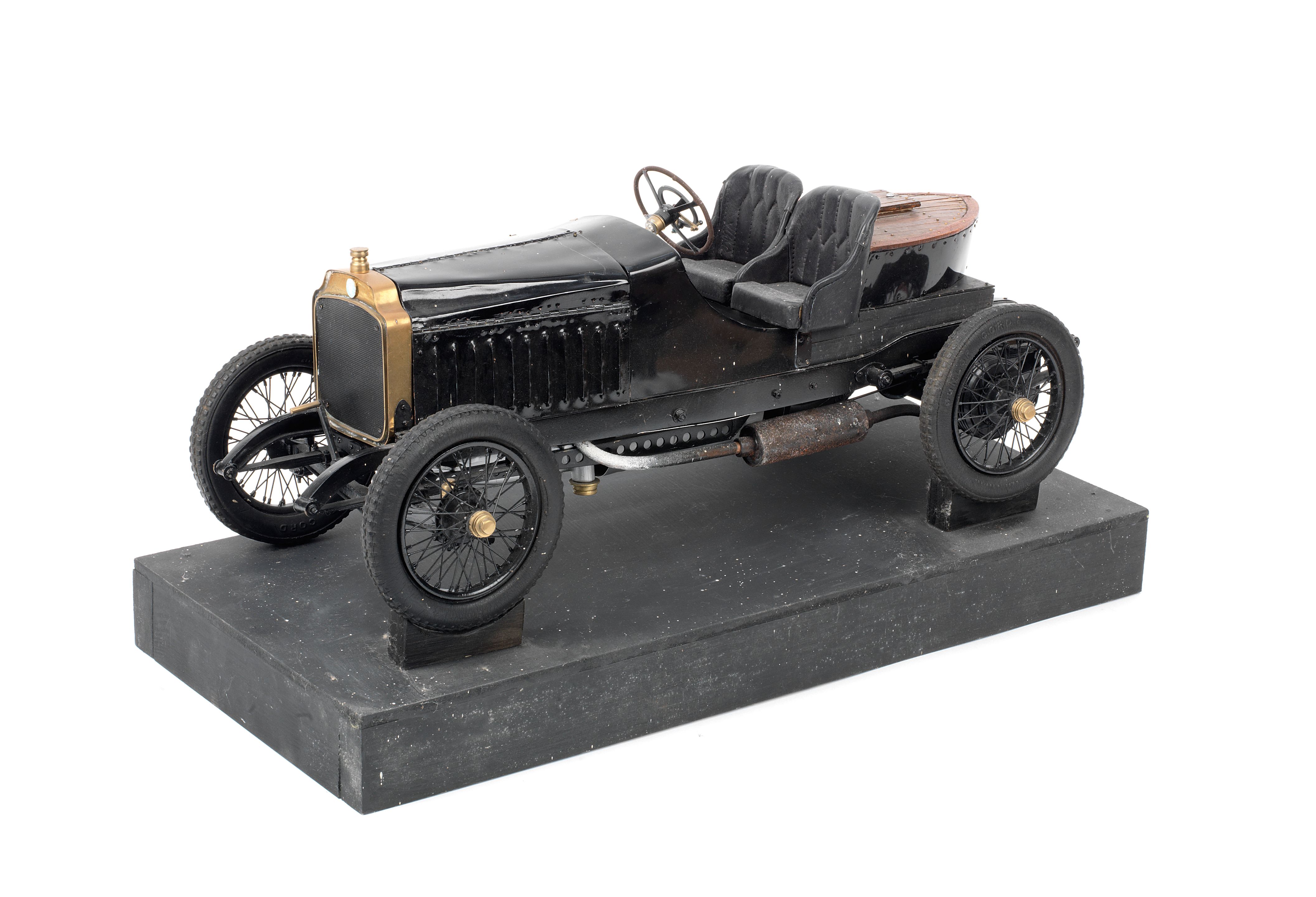 Bonhams Cars : A 18 scale model of a 1914 Vauxhall A/D Type,