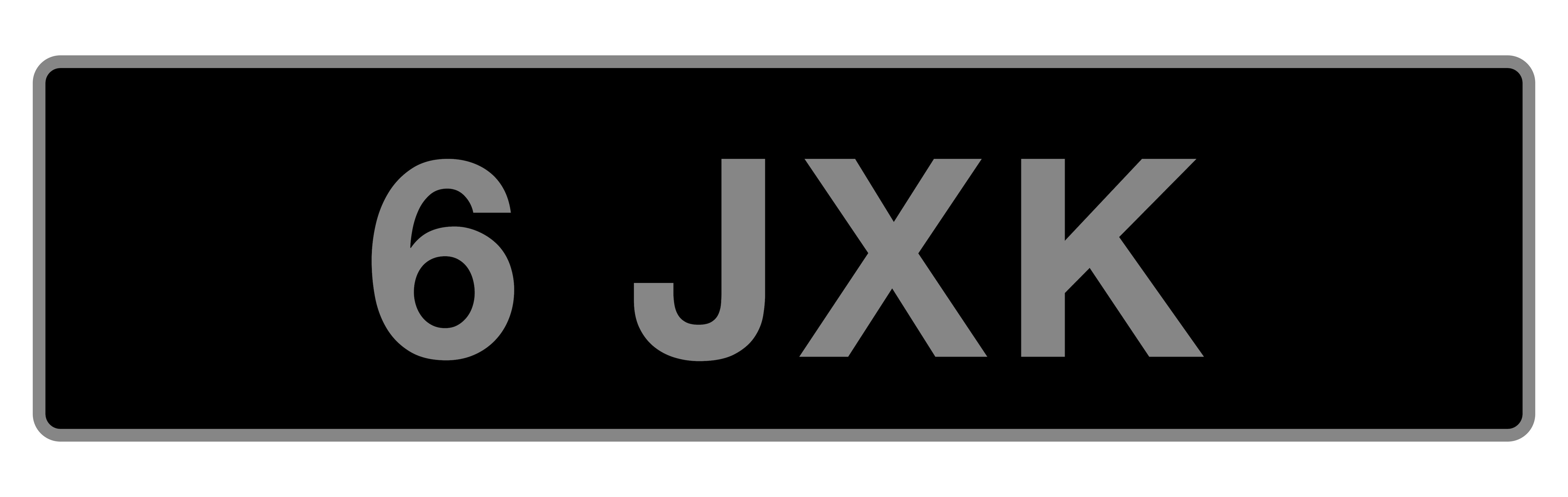 Bonhams Cars : UK Vehicle Registration Number '6 JXK',