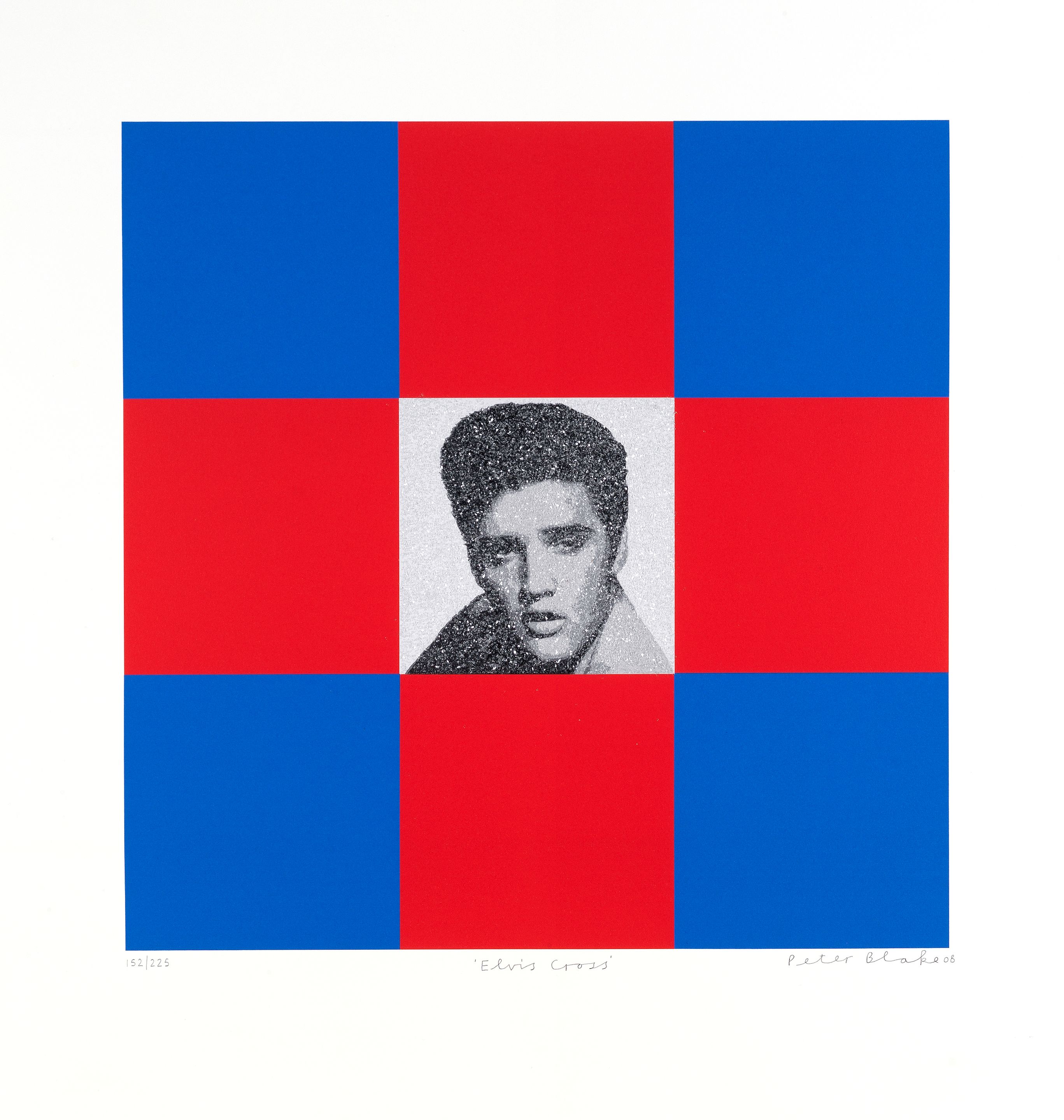 Bonhams : Sir Peter Blake (born 1932) Elvis Cross, 2008 (unframed ...