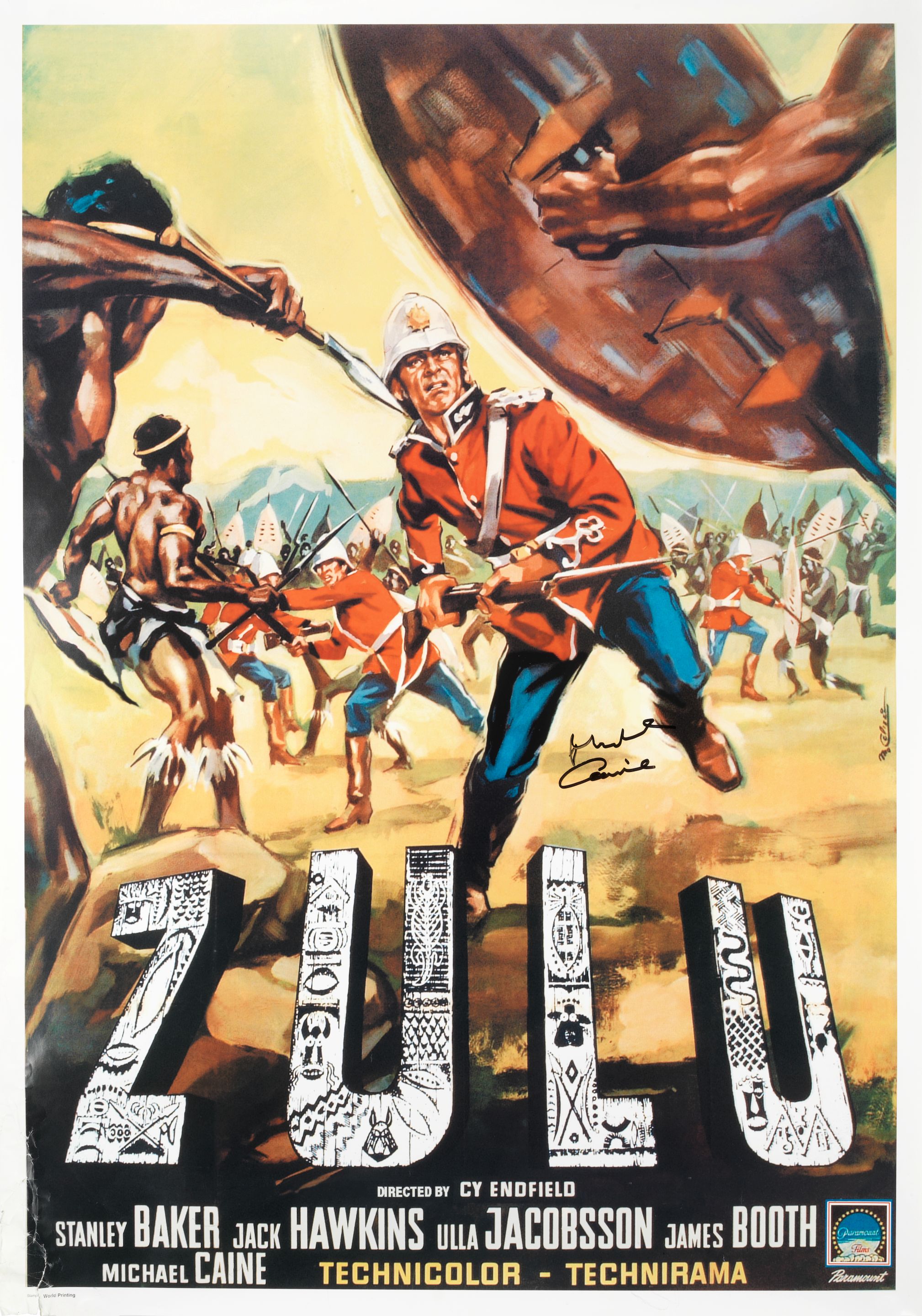 Zulu Movie Poster ZULU (1964), Original Movie Poster Artwork By Roger