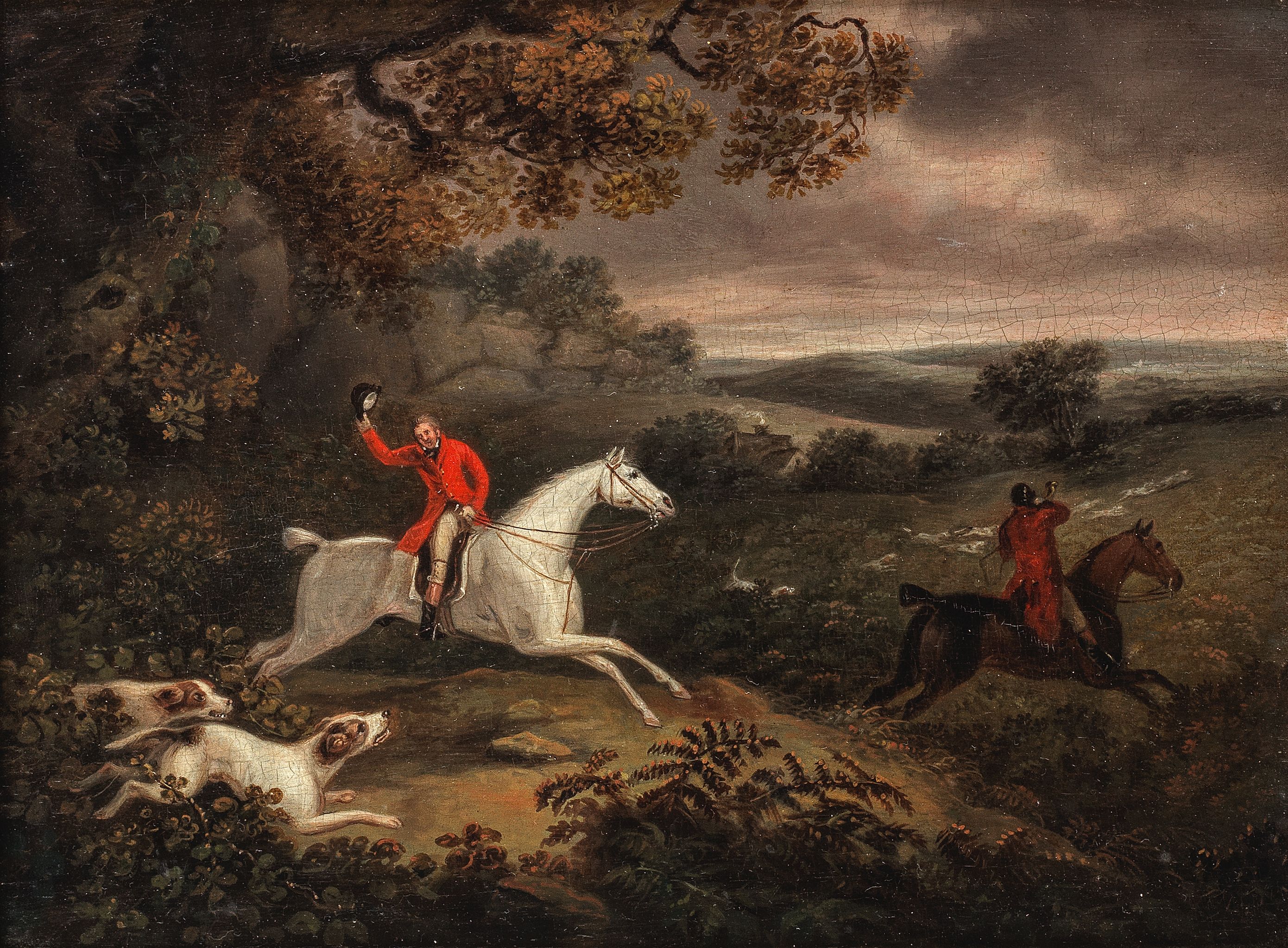 Bonhams : Samuel Raven (British, 1775-1847) Colonel Thornton breaking cover