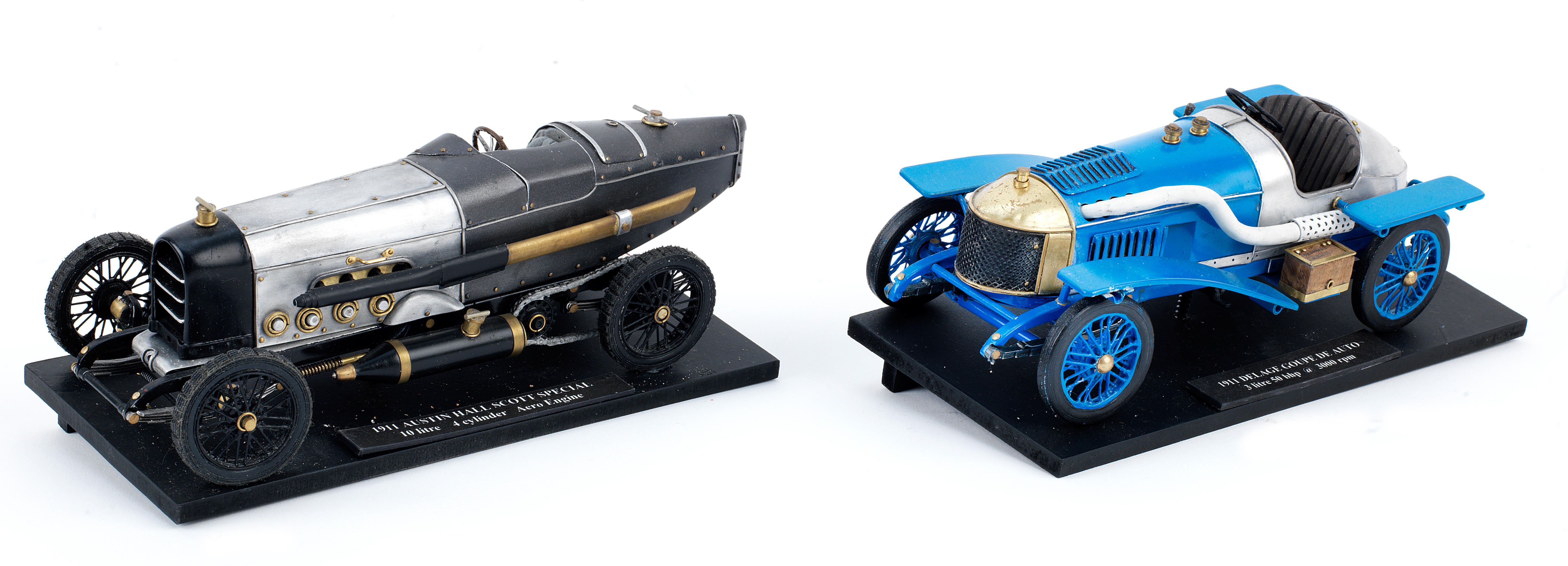 Bonhams Cars Two Scratch Built Small Scale Models Of 1911 Race Cars