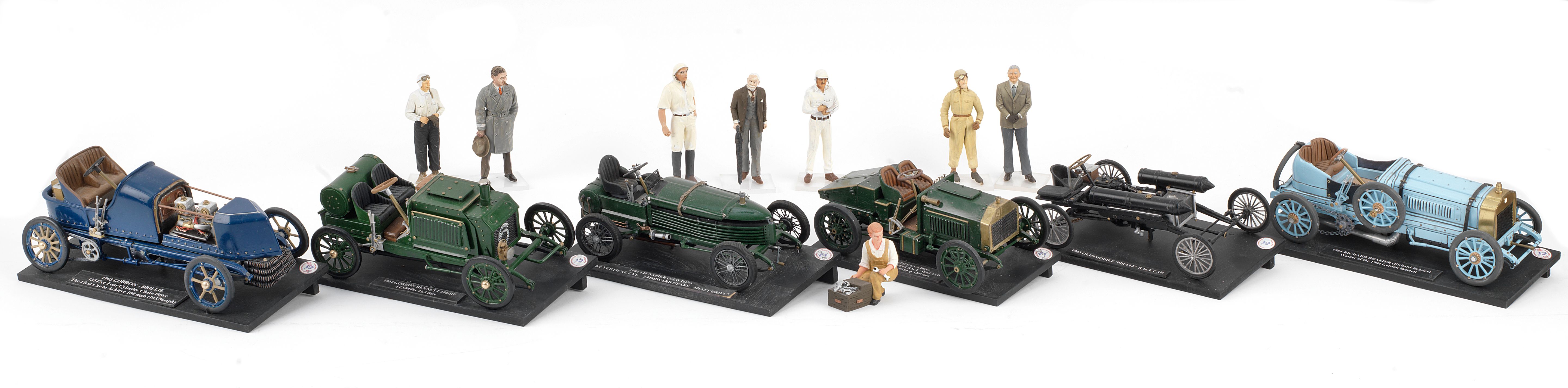 Bonhams Cars : Six small scale models of 1903-1904 race cars, ((14))