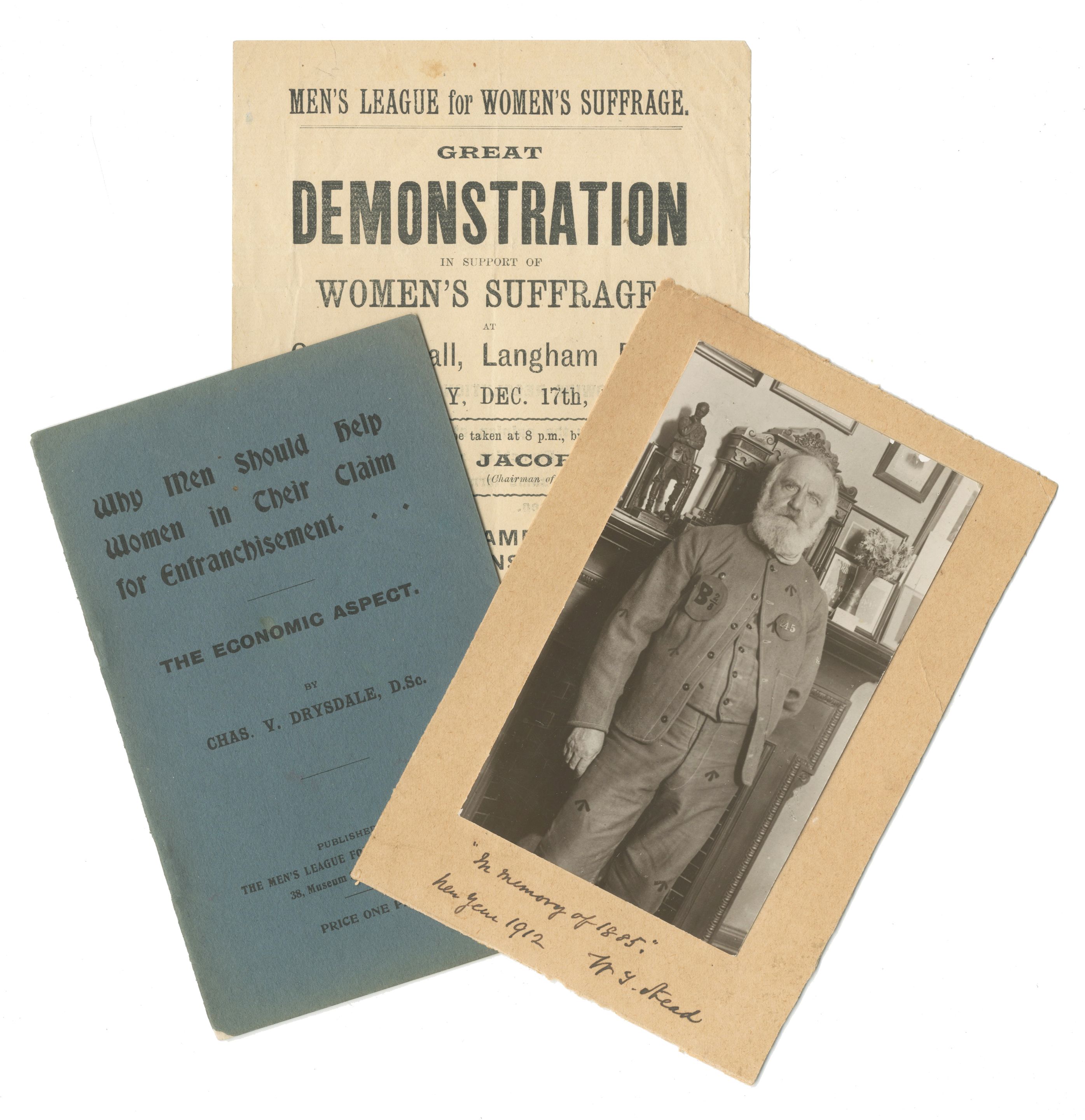 Bonhams : EARLY SUFFRAGE MOVEMENTS Collection of letters and printed ...