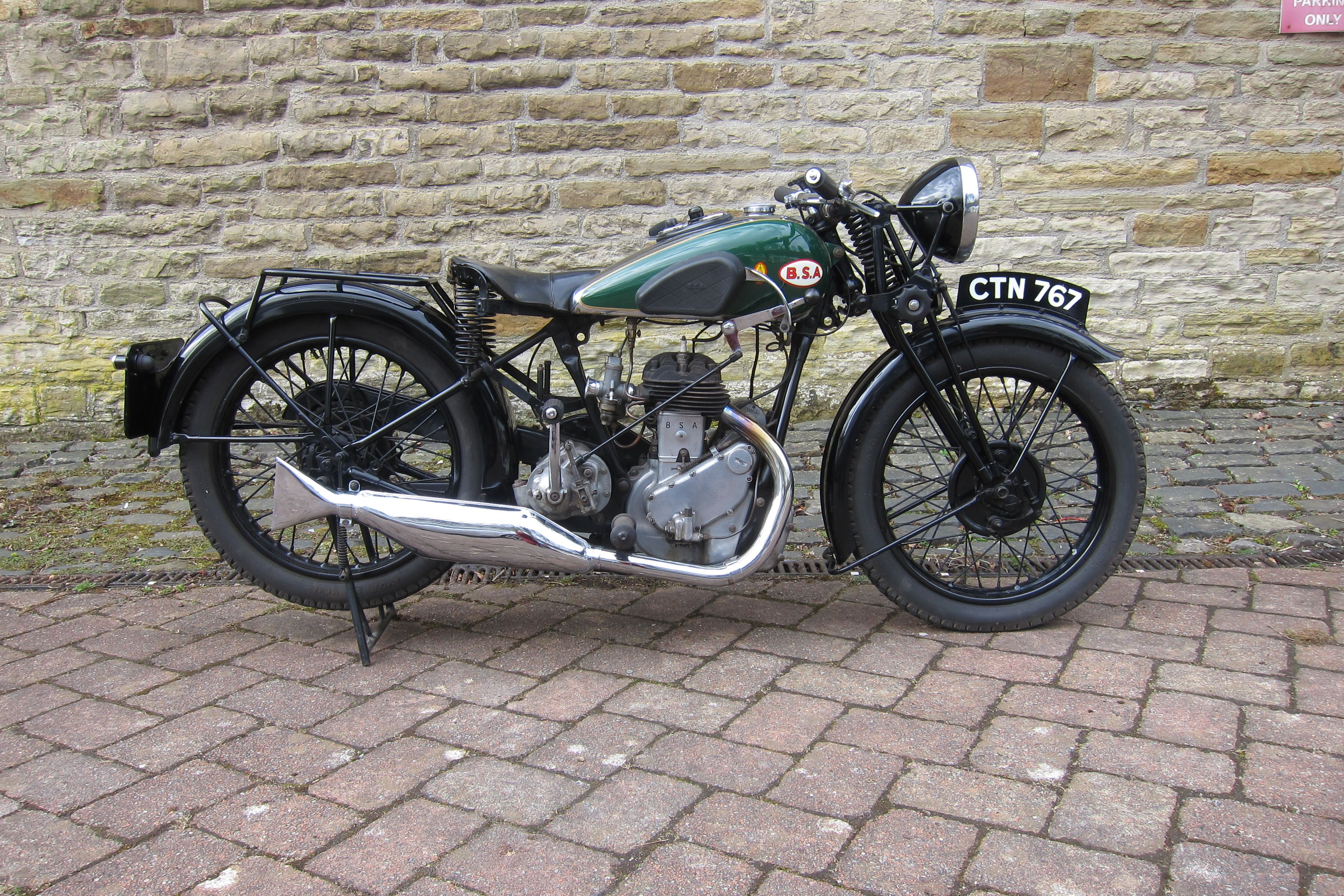 Bonhams Cars : 1936 BSA 499cc W6 Frame no. D6.443 Engine no. D6.190.C