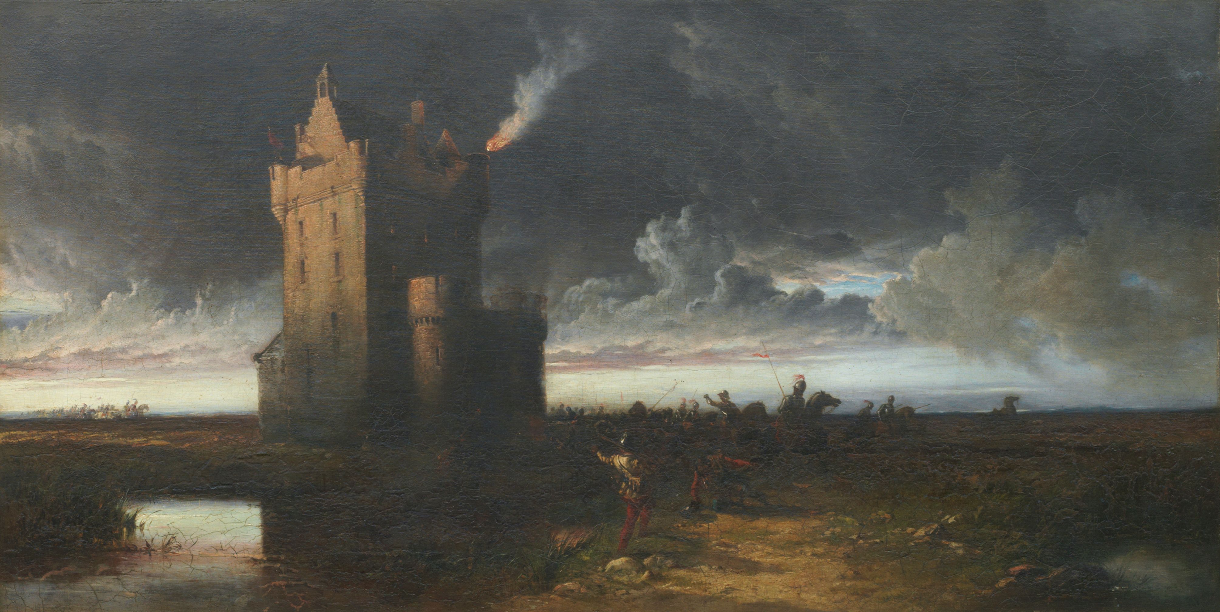 Bonhams : John Adam Plimmer Houston, RSA RI (British, 1812-1884) Border ...