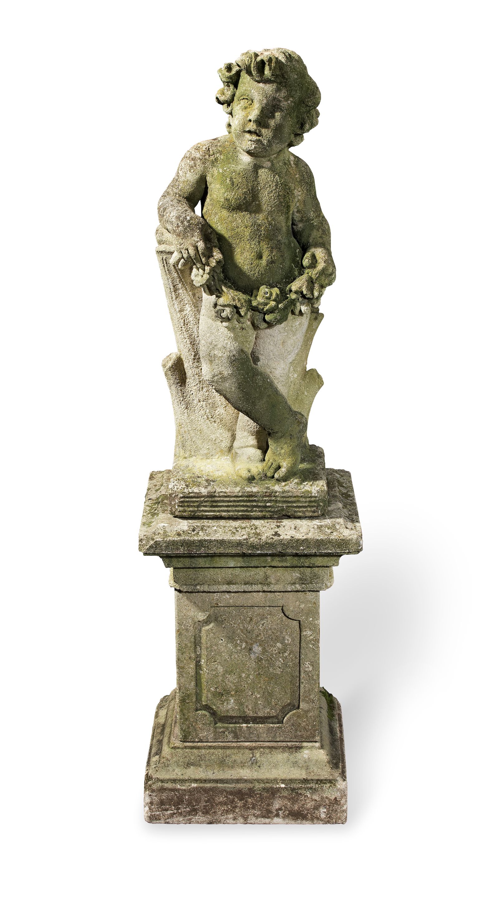 Bonhams : A composite stone model of a putto