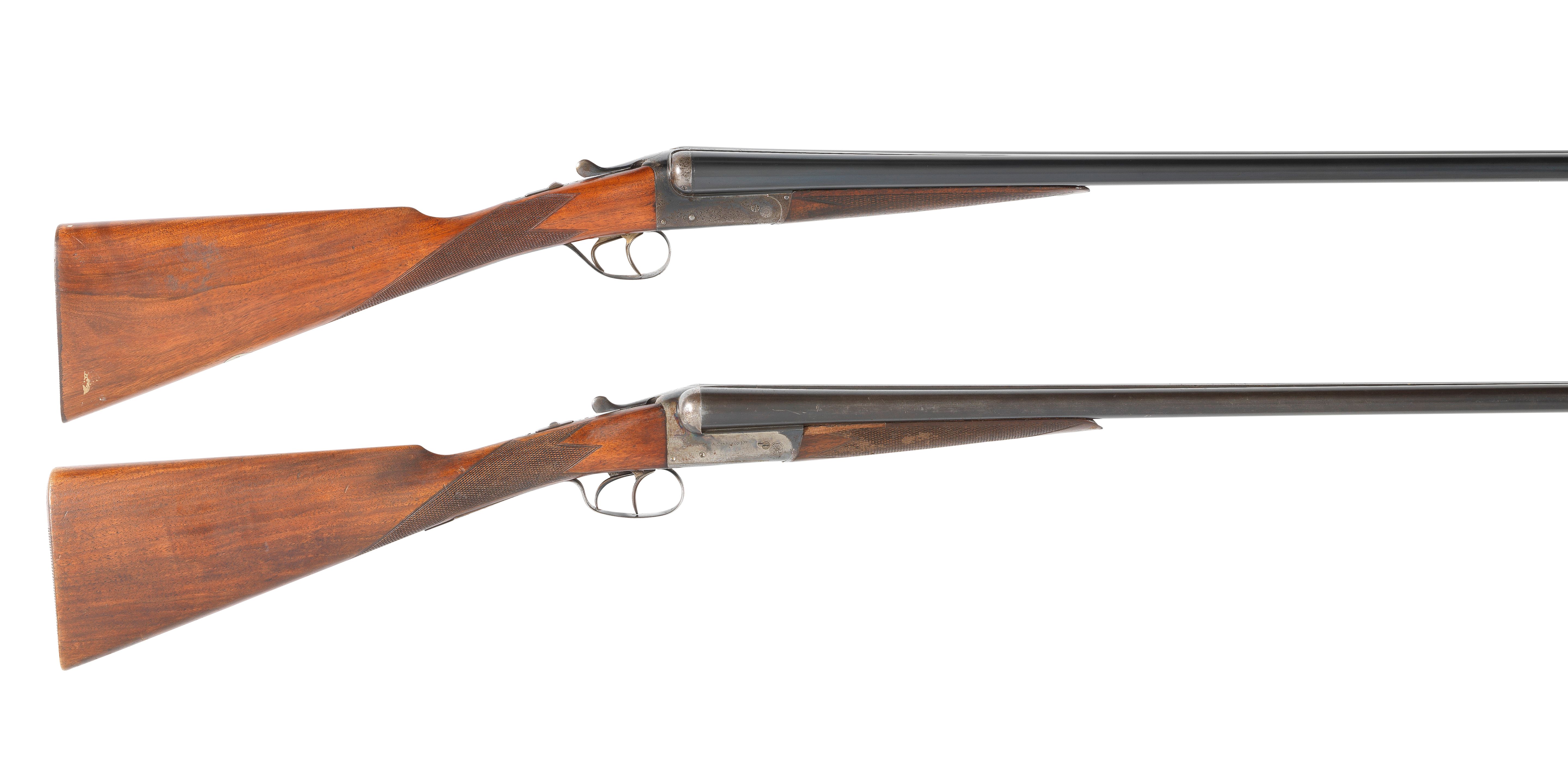 Bonhams : Two 12-bore boxlock guns by Cogswell & Harrison, the first a ...