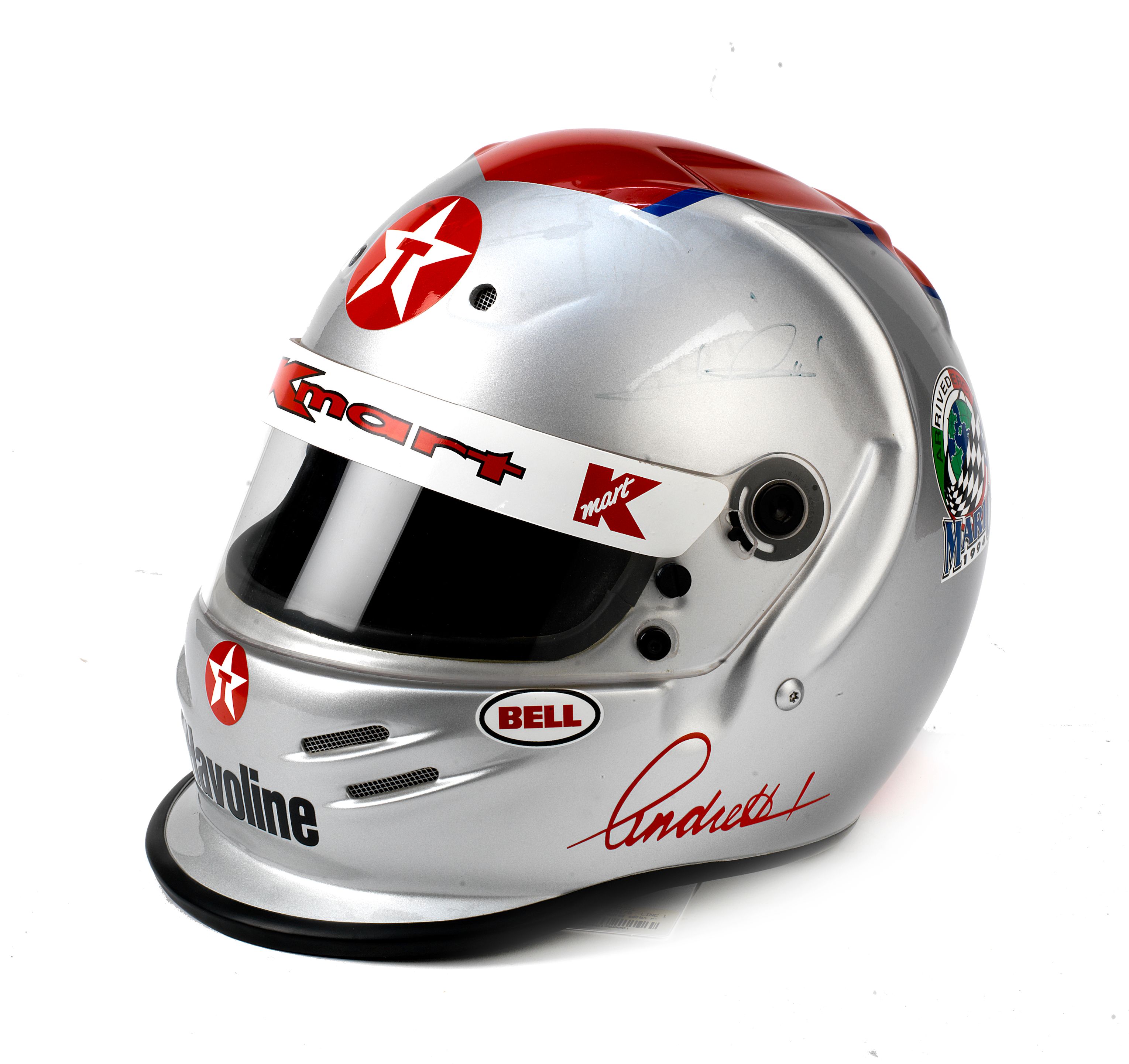 Bonhams Cars : A signed Bell limited edition replica helmet for Mario ...