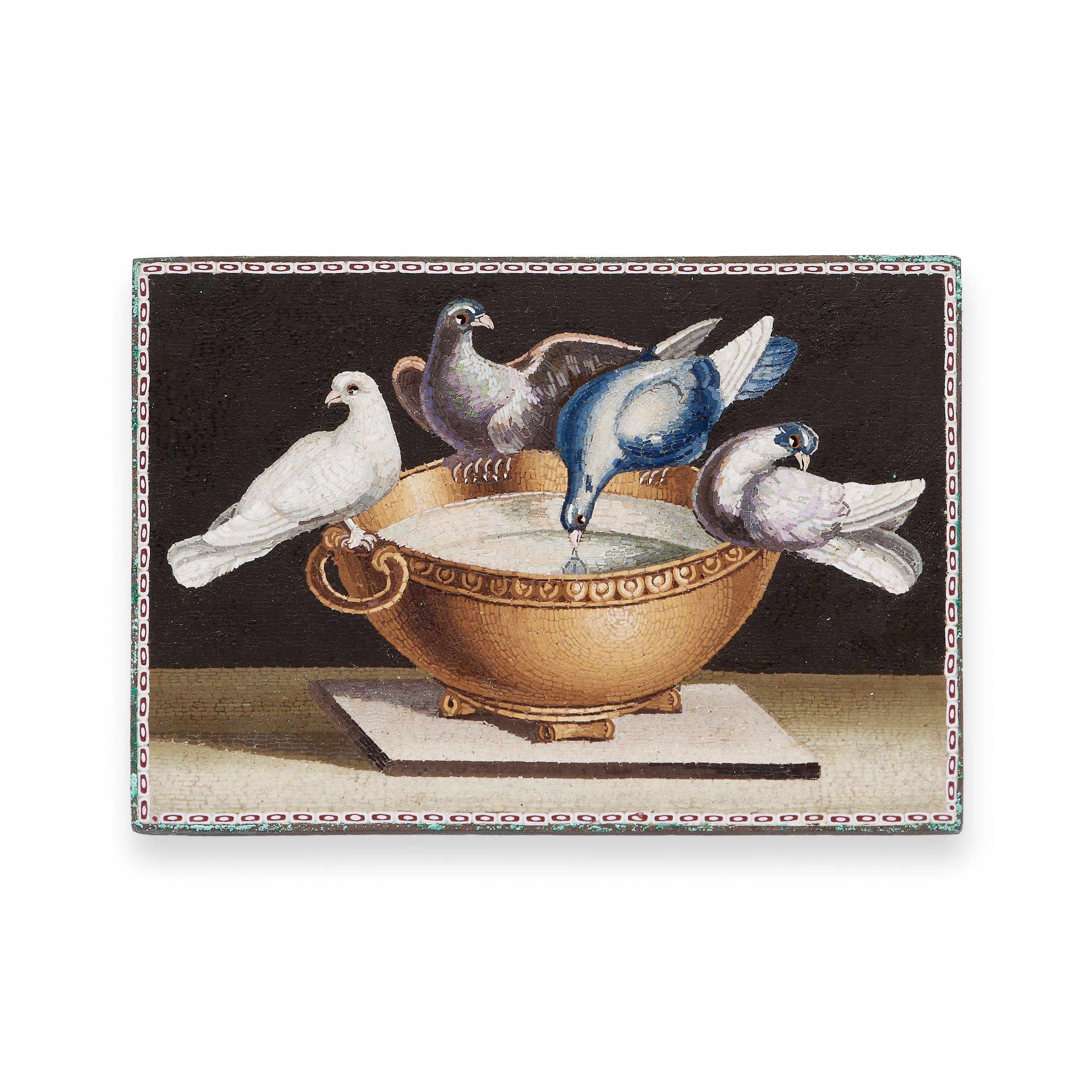 Bonhams : A good late 18th / early 19th century Italian micromosaic ...