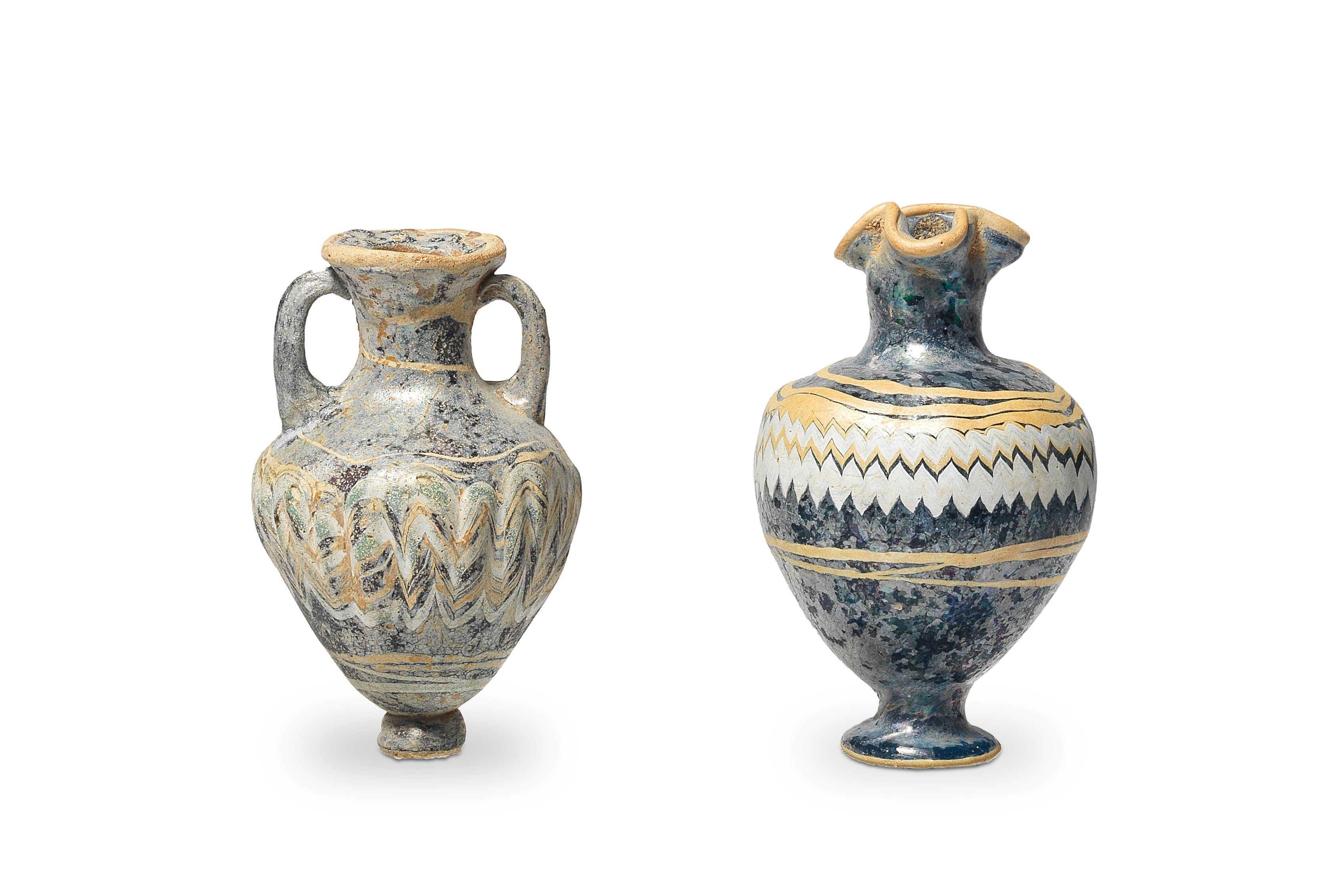 Bonhams : Two Greek core-formed glass vessels 2