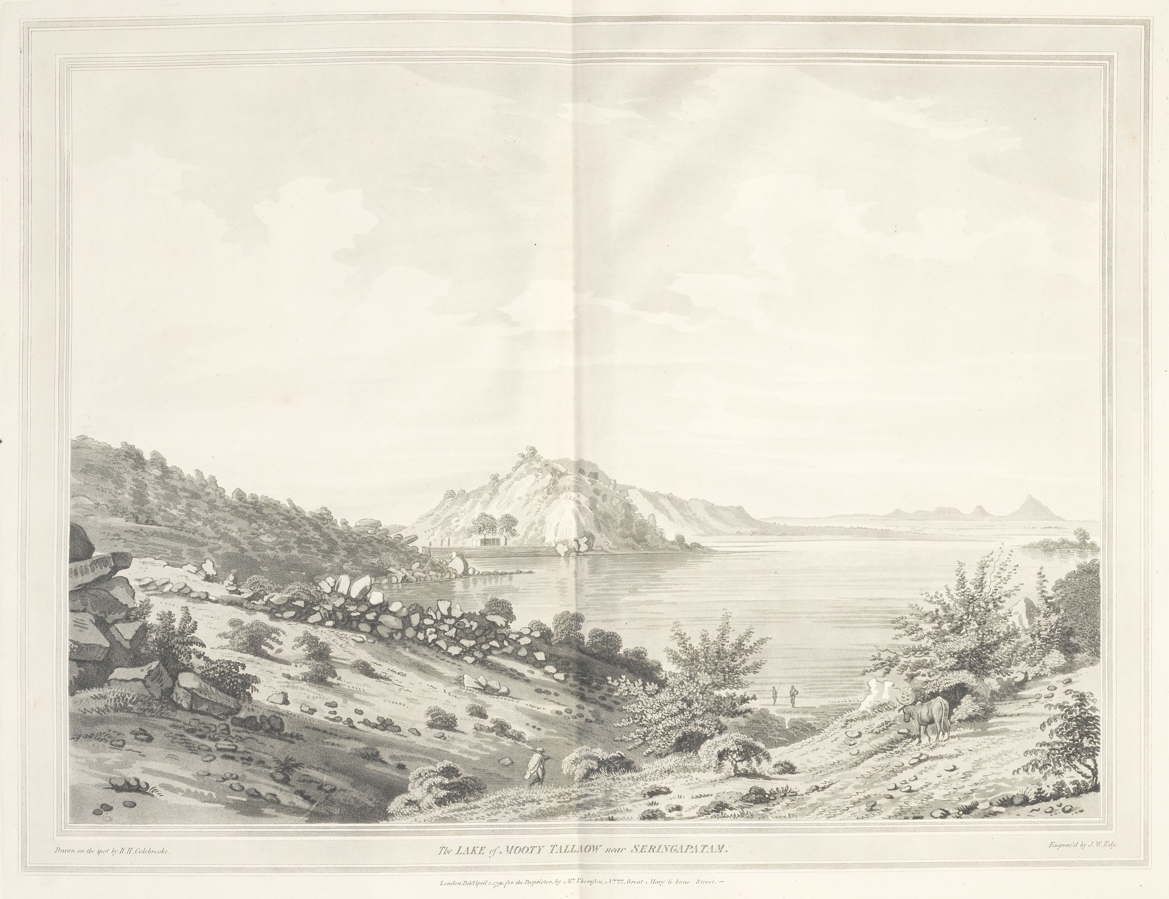 Bonhams : INDIA - MYSORE COLEBROOK (ROBERT HYDE) Twelve Views of Places ...