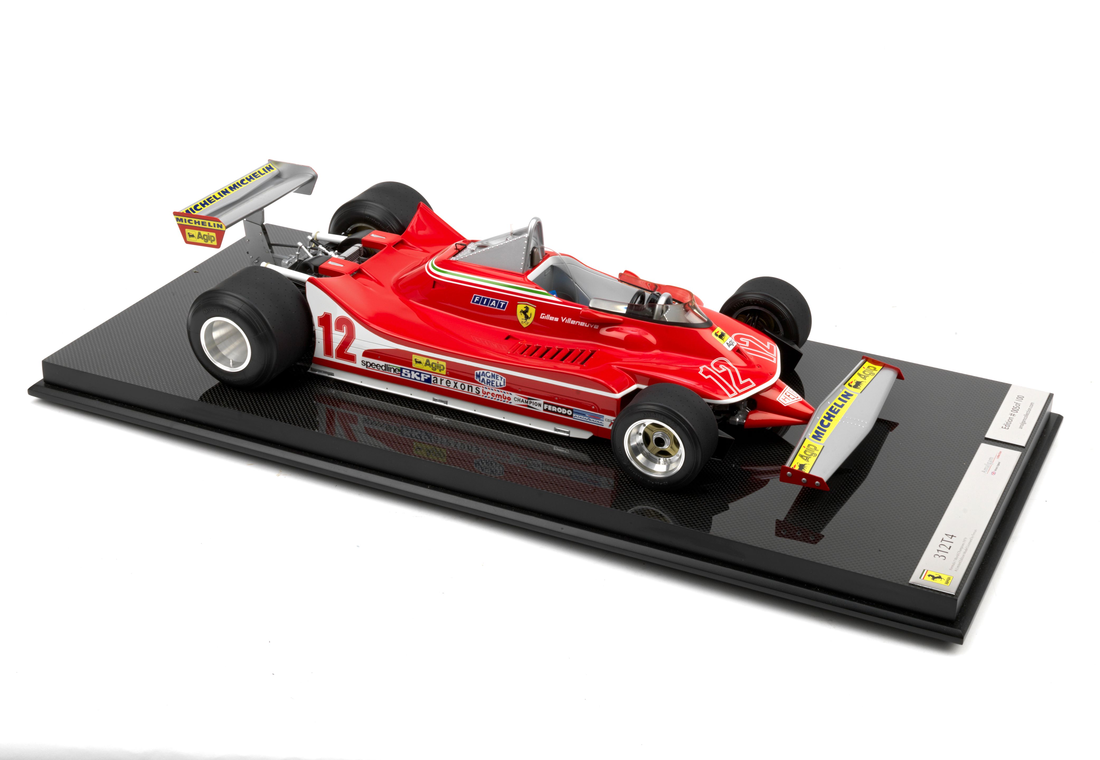 Bonhams Cars : A 18 scale limited edition model of Gilles Villeneuve's ...