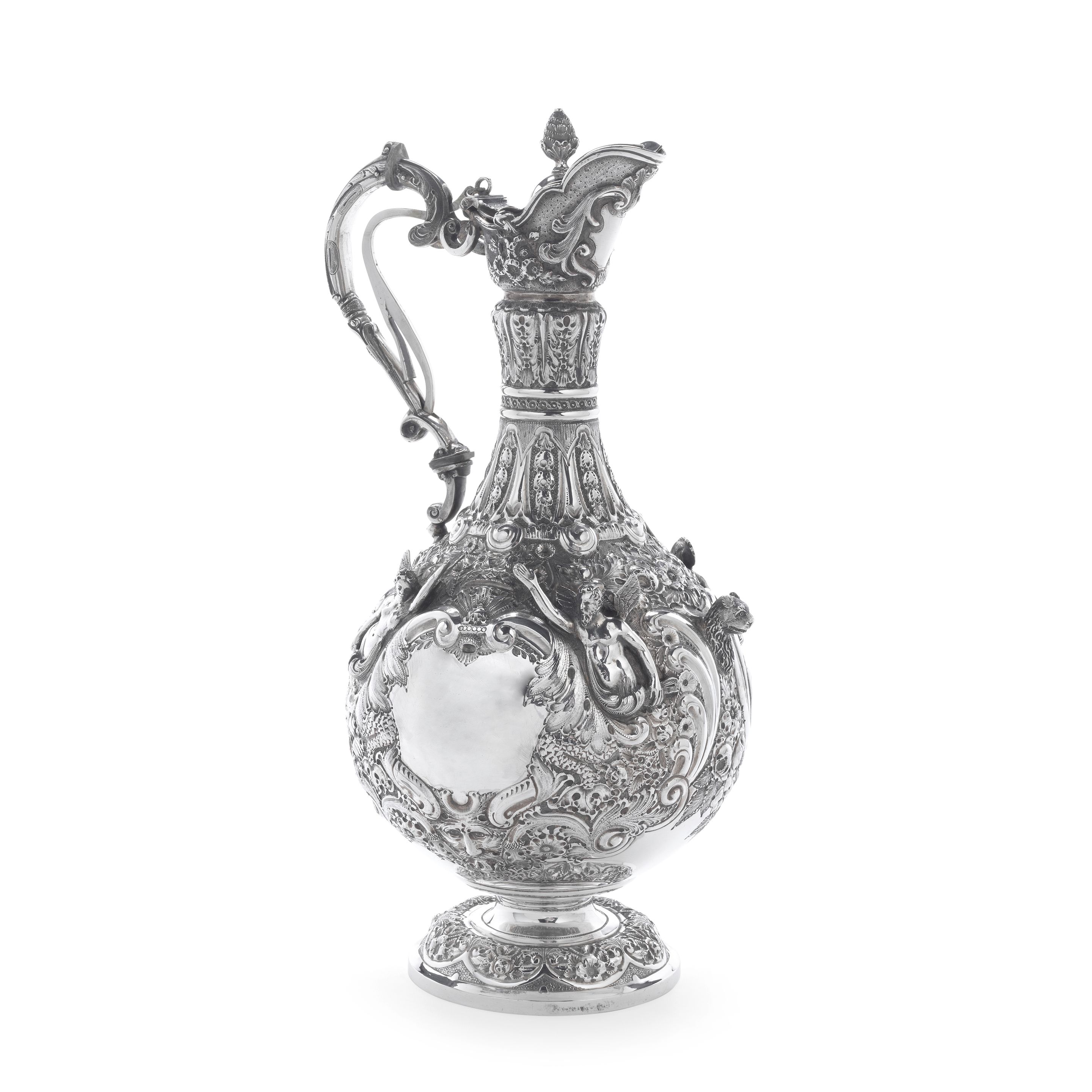 Bonhams : A Victorian silver Armada ewer Elkington & Co, London 1896 ...