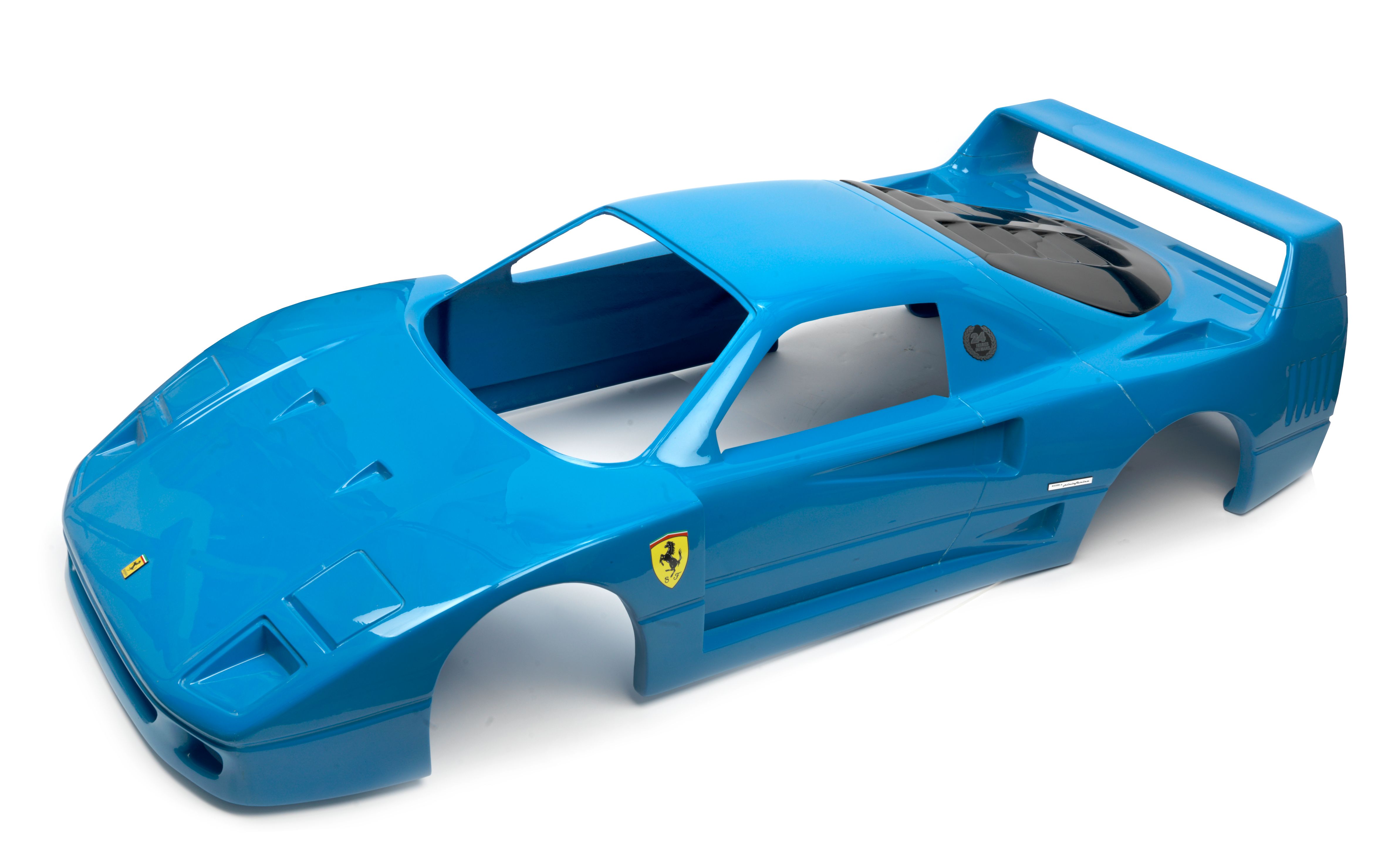 Bonhams Cars : A 13 scale fibreglass 'Le Mans Ferrari F40' body shell,