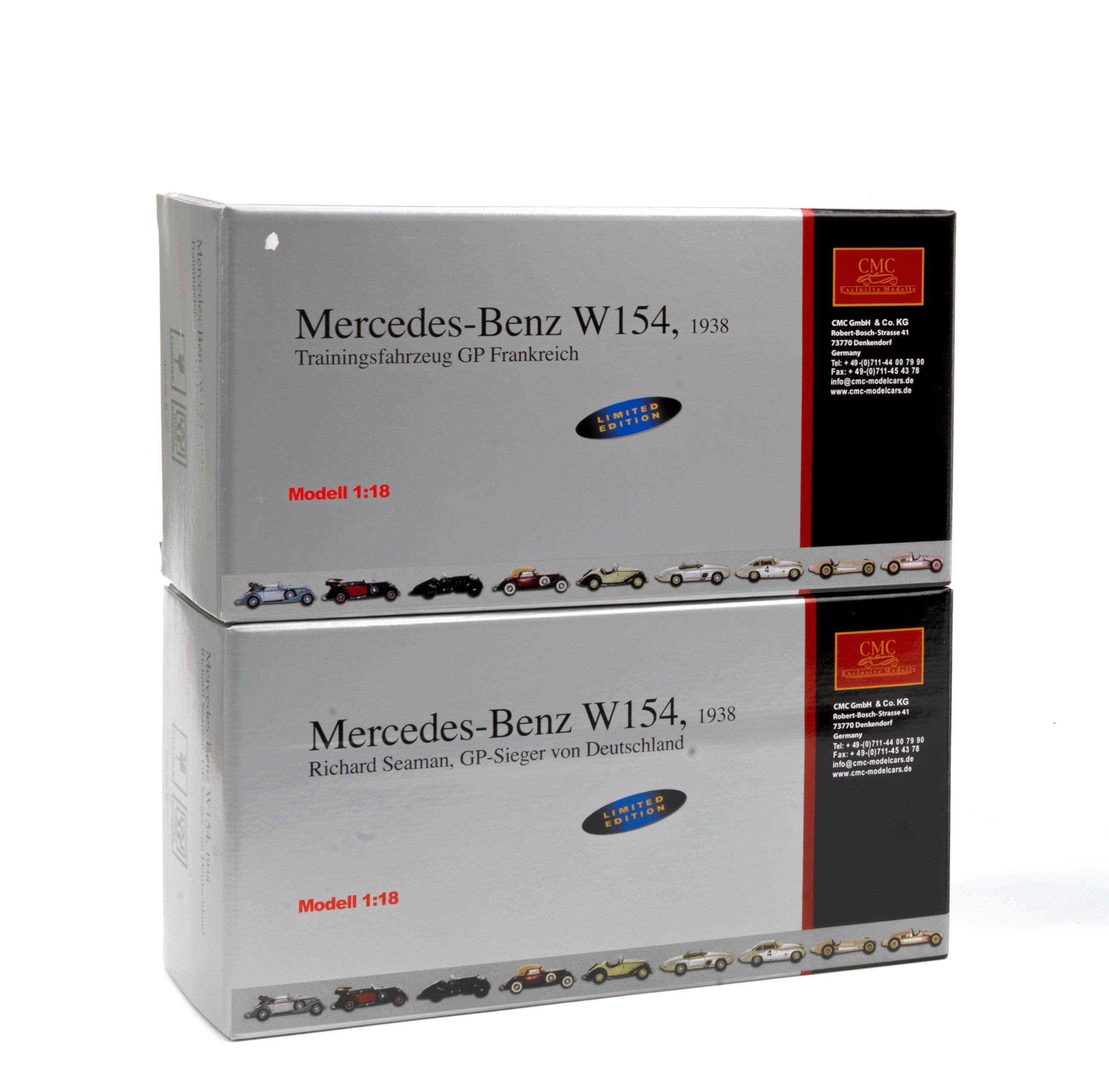 Bonhams Cars : Two boxed 118 scale limited edition models of Richard ...