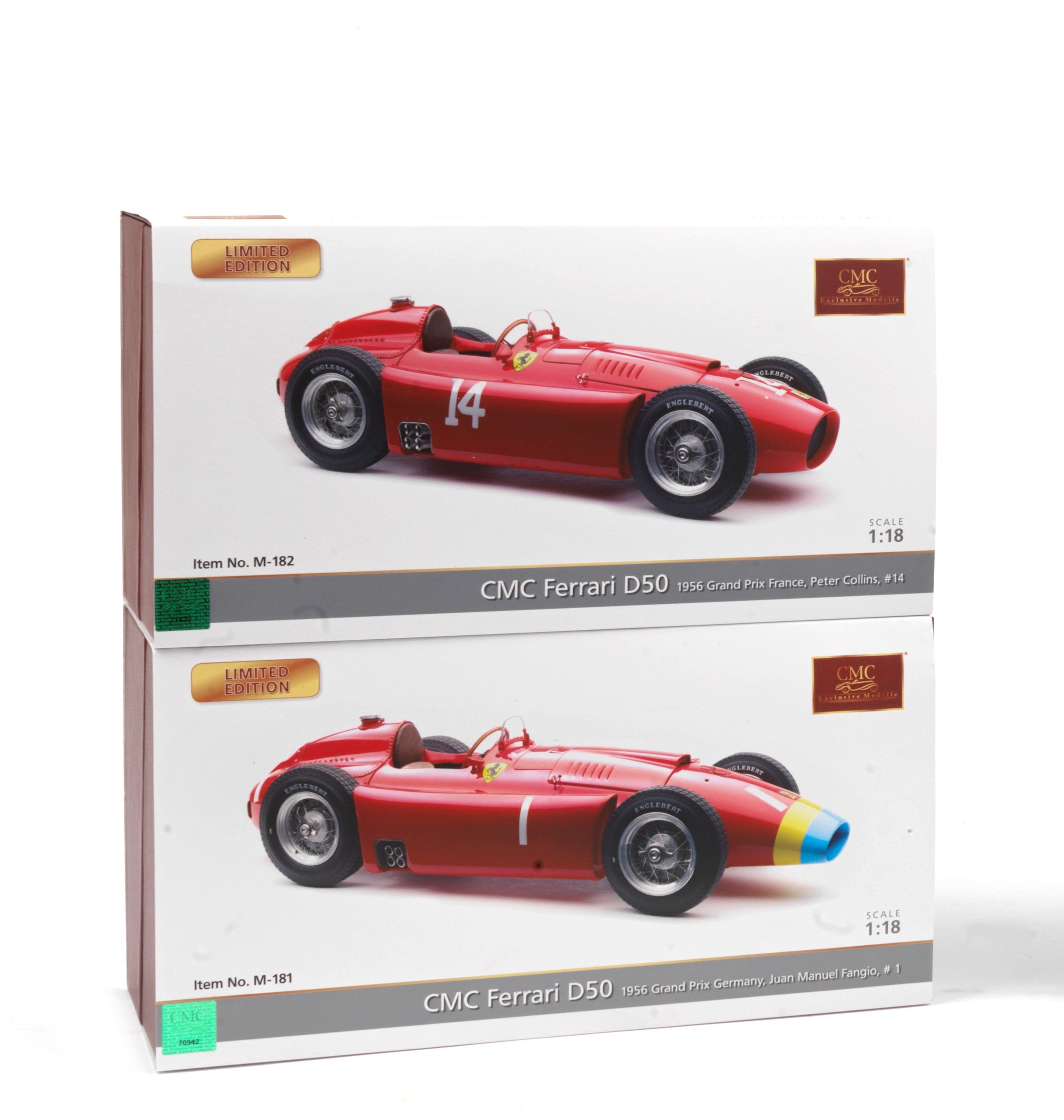 Bonhams Cars : Two boxed 118 scale limited edition 1956 Grand Prix ...
