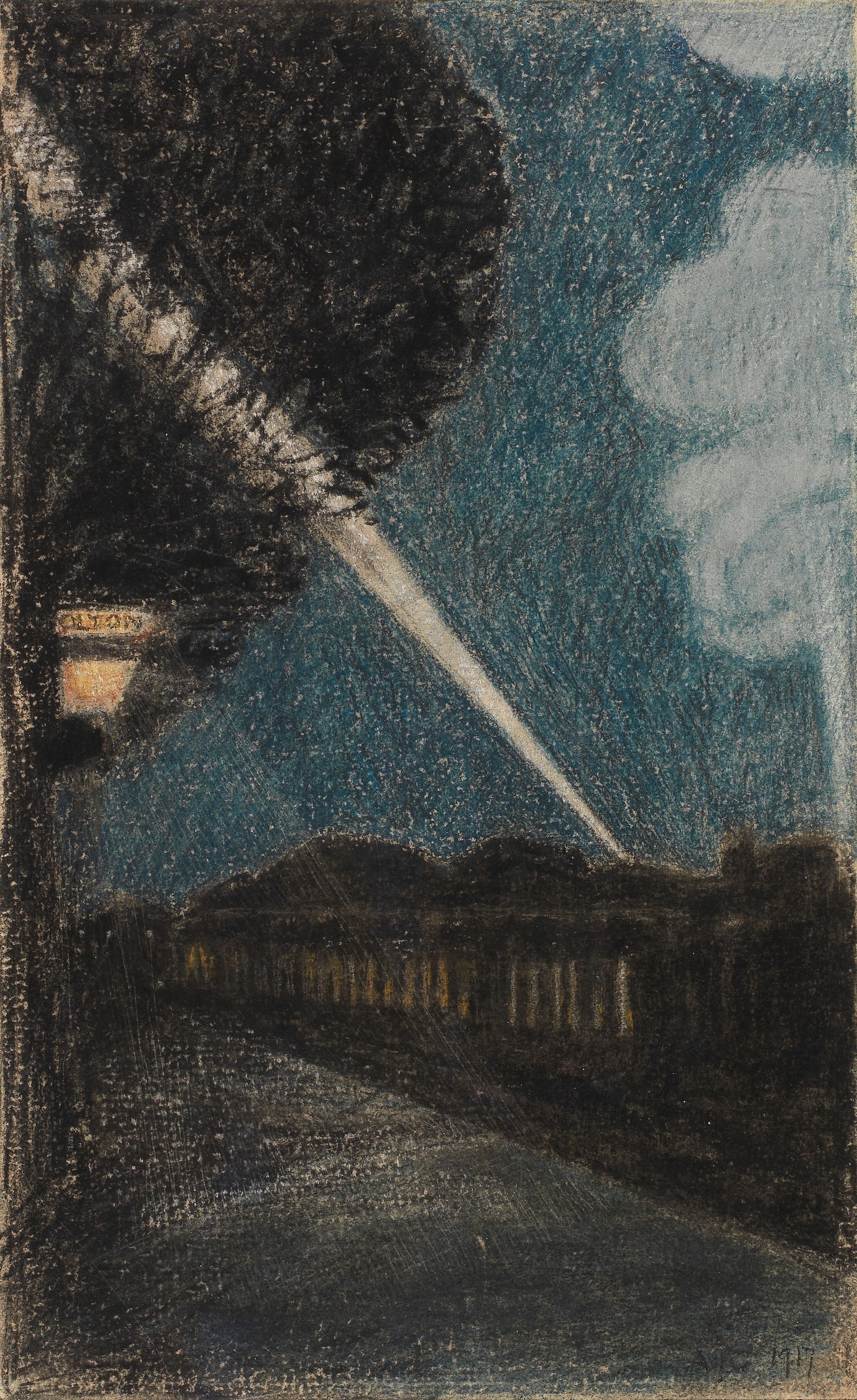 Bonhams : Arthur Joseph Gaskin (British, 1862-1928) 'The searchlight'