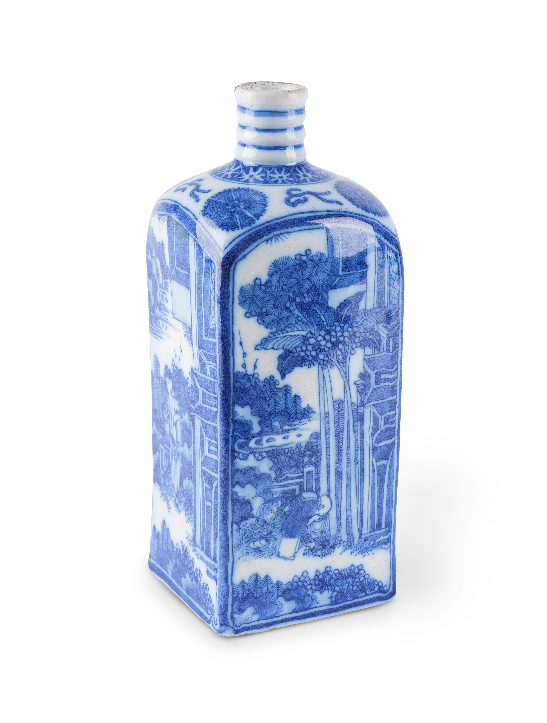 Bonhams Cornette de Saint Cyr : GRAND FLACON, DELFT, VERS 1650 A DUTCH DELFT LARGE FLASK, CIRCA 1650