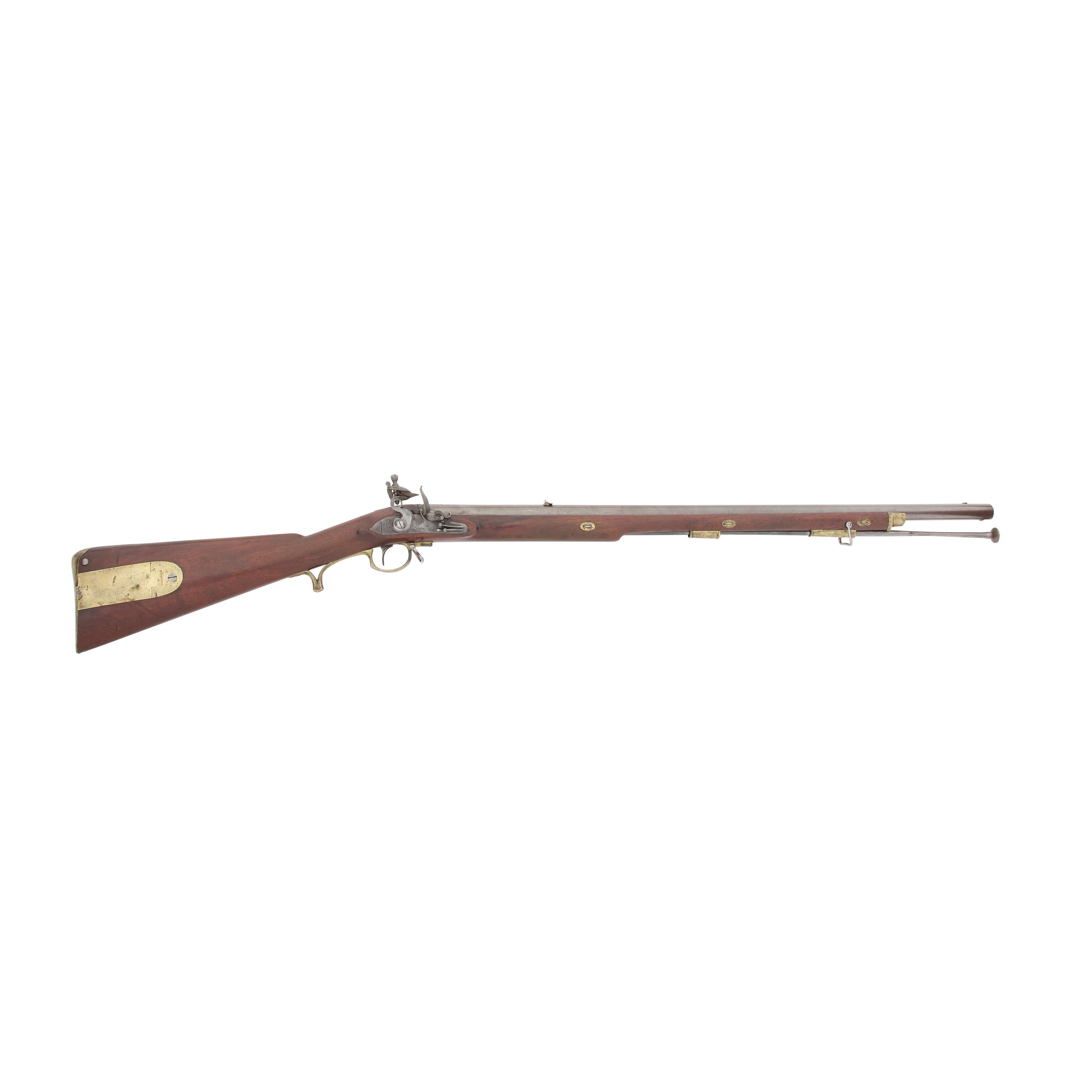 Bonhams : A .650 (18-Bore) Flintlock Volunteer Rifle Of Baker Pattern