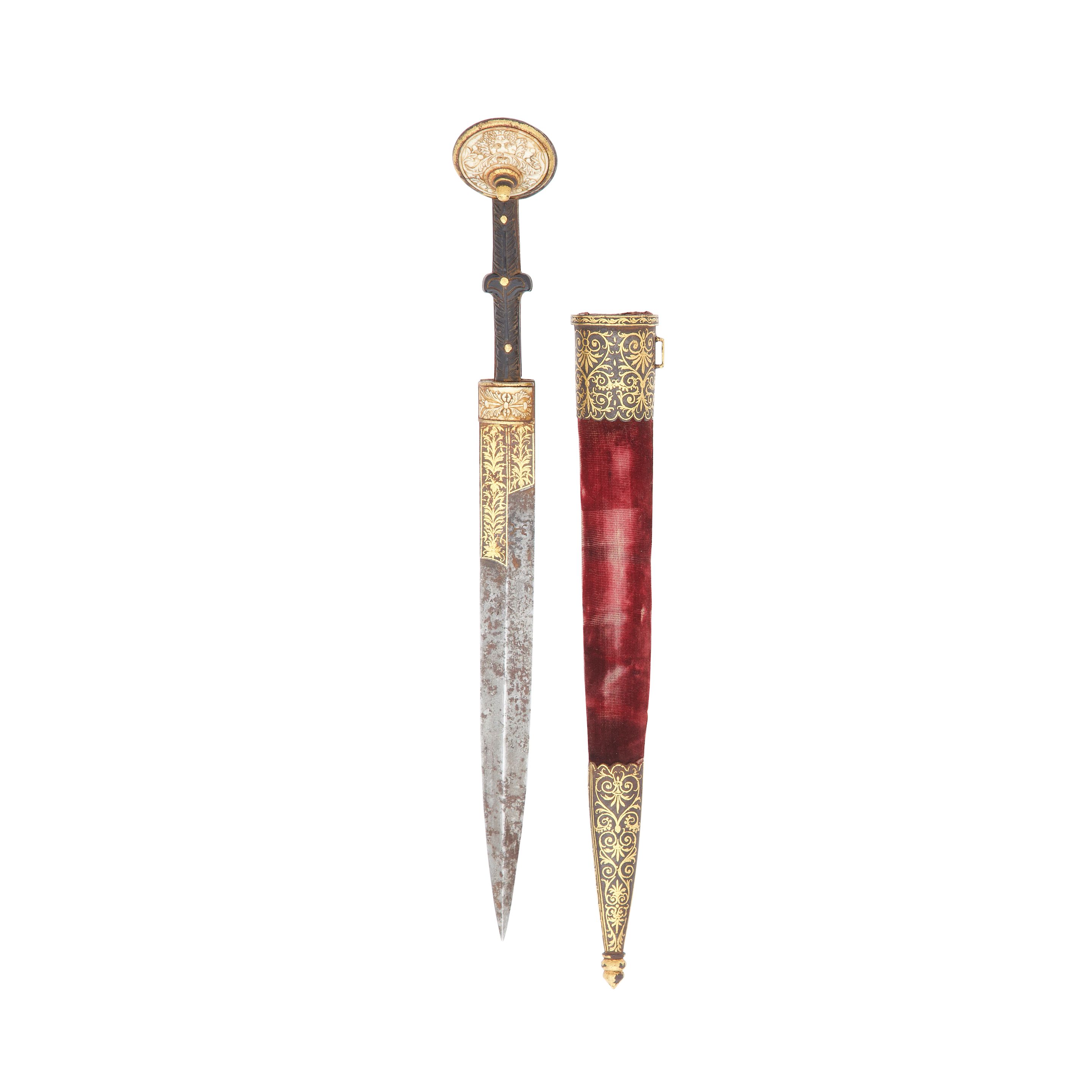 Bonhams : A Highly Decorated Ear-Dagger or Venetian Style Of The Late ...