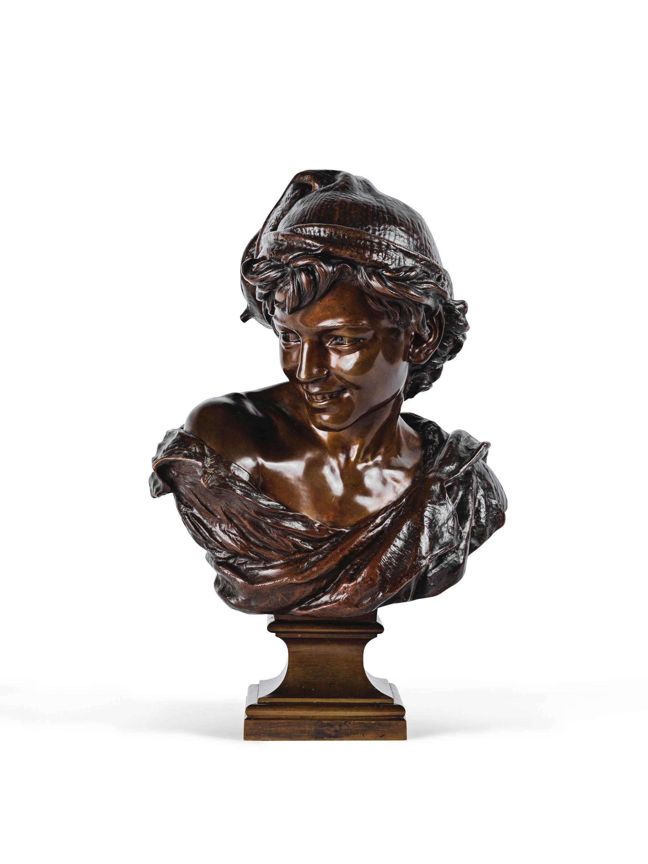 Bonhams Cornette de Saint Cyr : DEUX BUSTES EN BRONZE PATINE ...