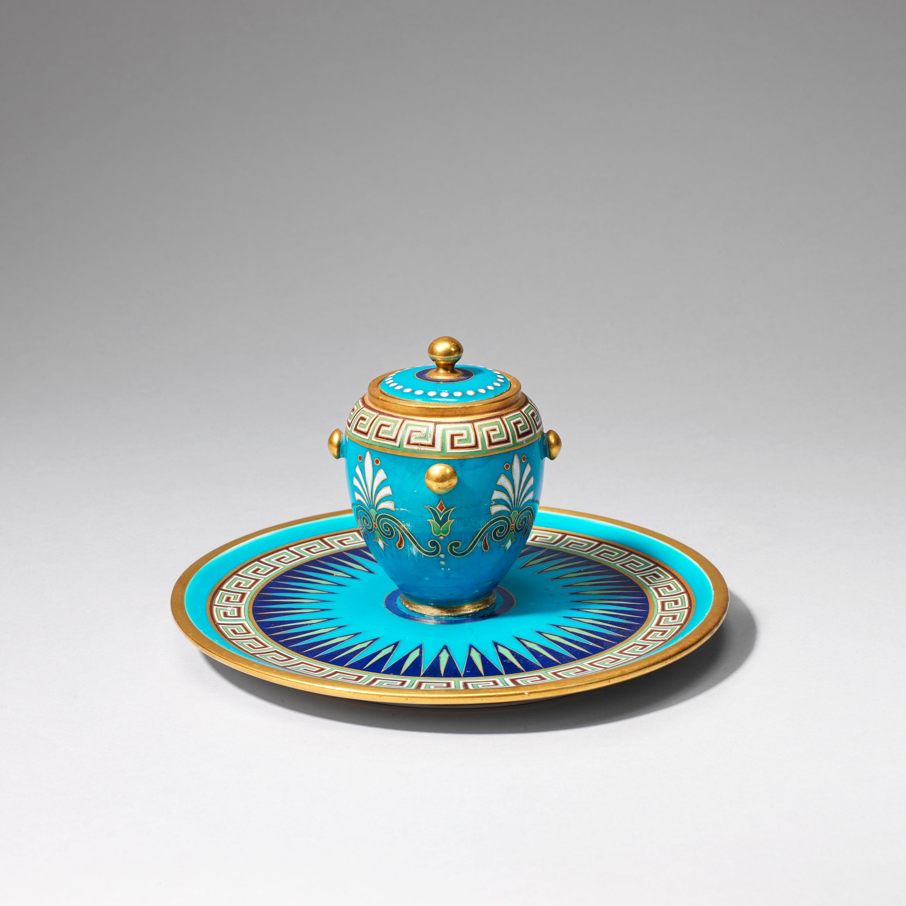 Bonhams : Attributed to Dr Christopher Dresser Made by Minton Aesthetic ...