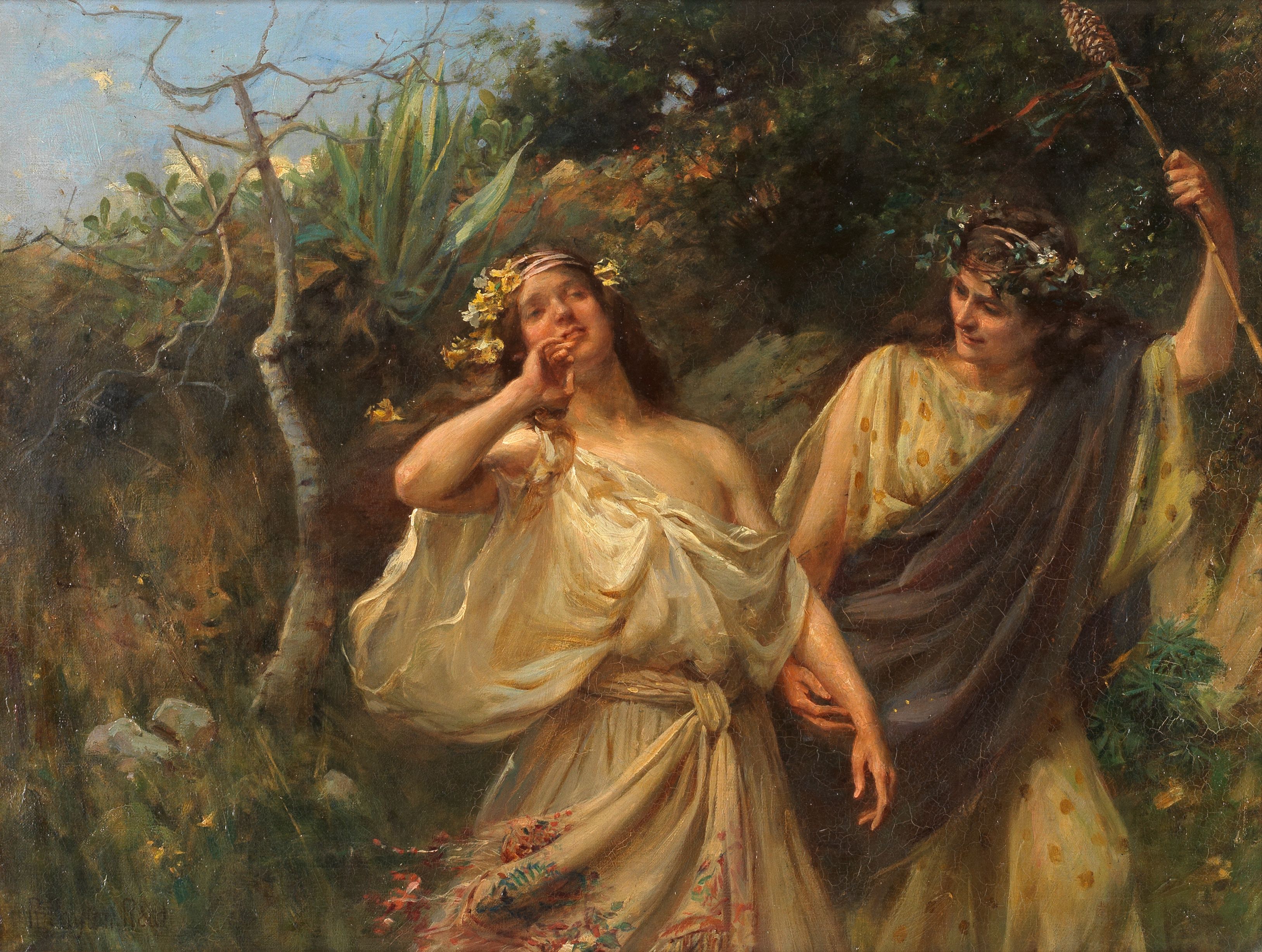 Bonhams : Robert Payton Reid ARSA (British, 1859-1945) A springtime idyll