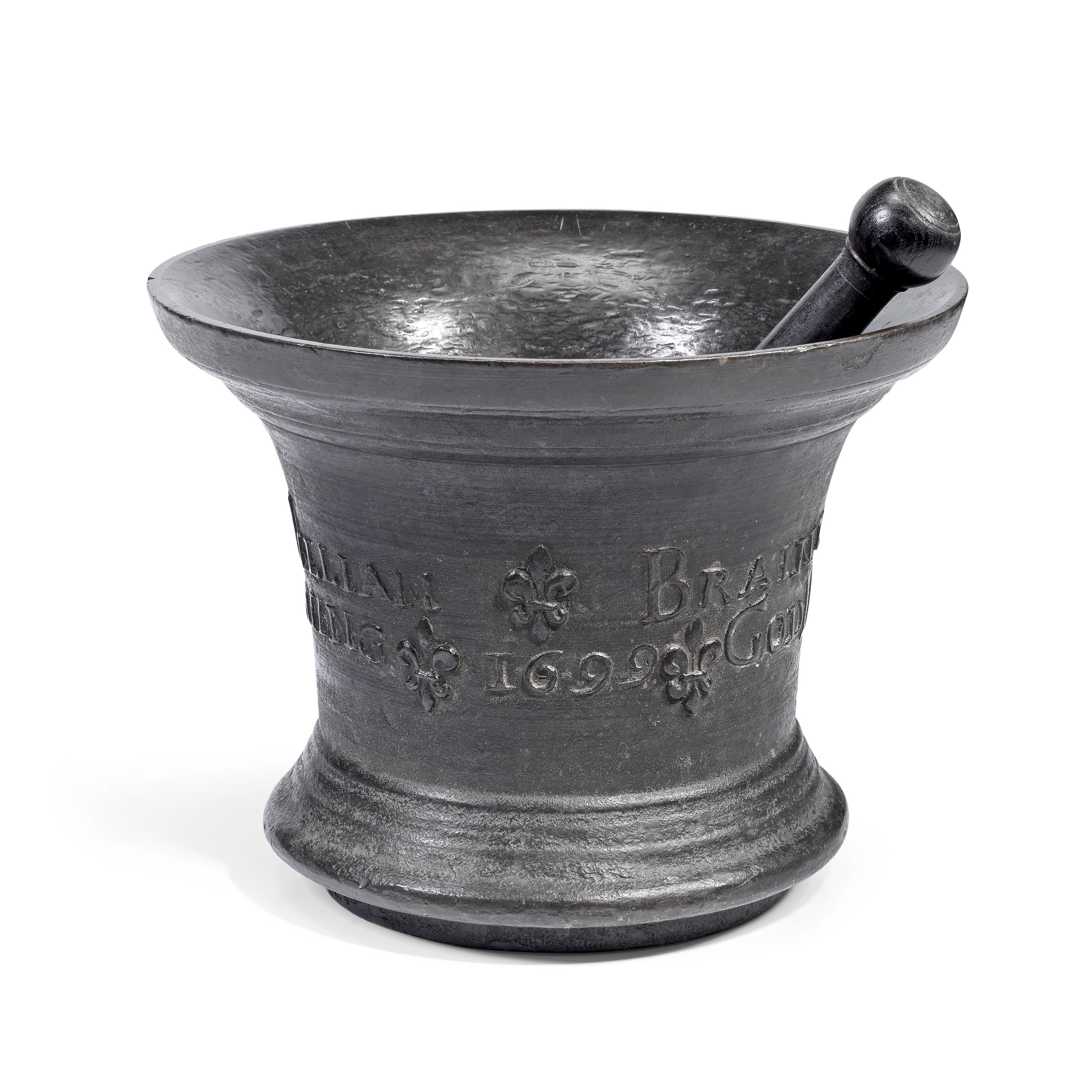 Bonhams : An impressive late 17th century English bronze mortar ...