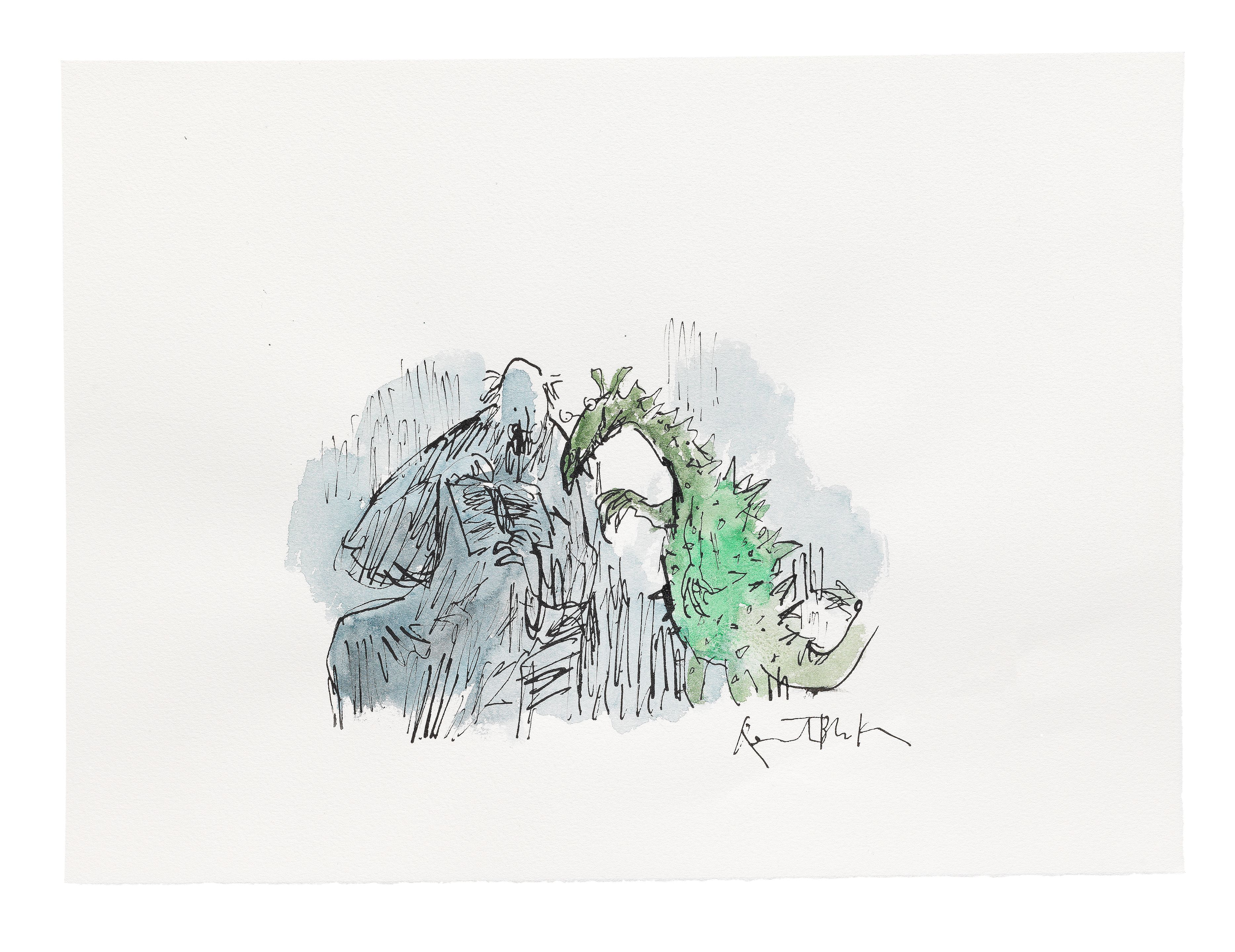 Bonhams : Sir Quentin Blake (British, born 1932) Dragon Companion ...