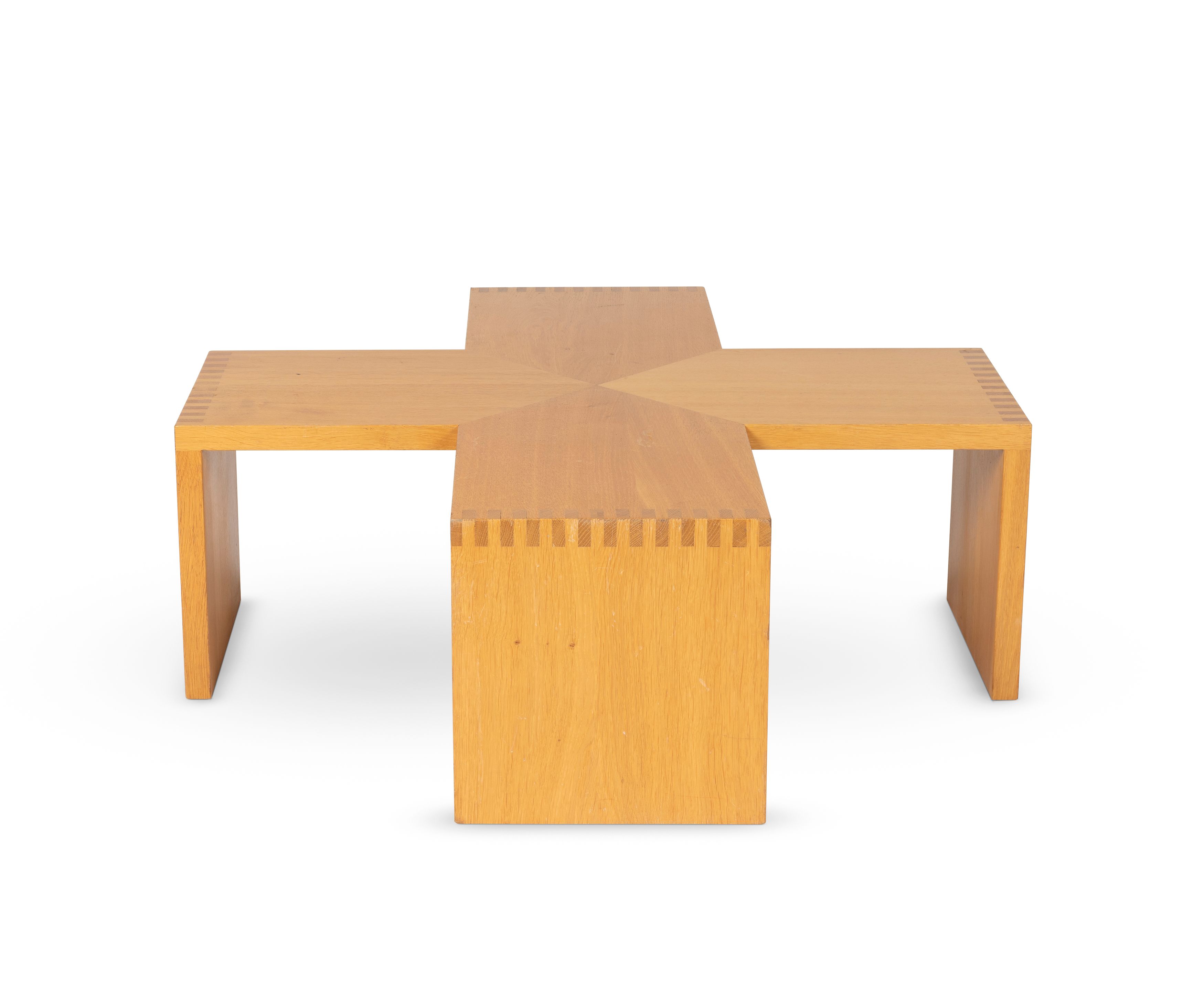 Bonhams : A 'Help' oak occasional tableA limited run designed by Sir ...
