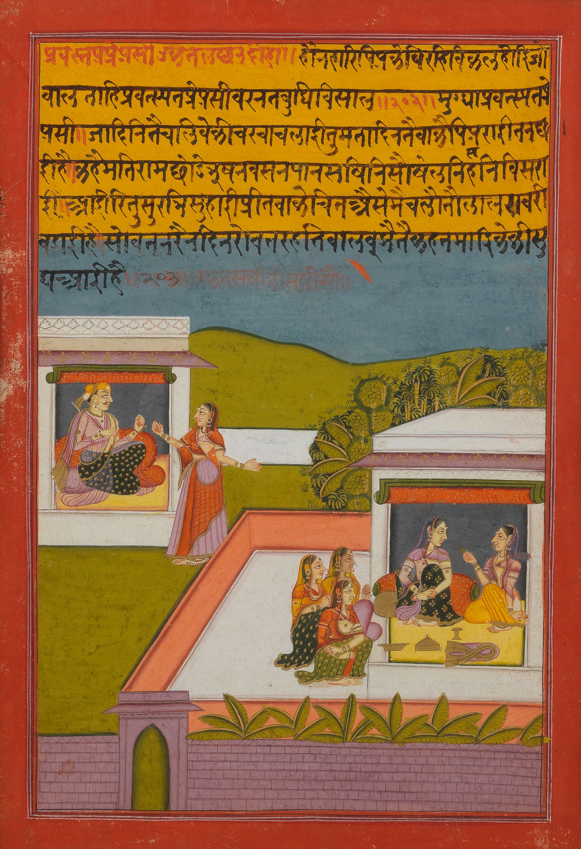 Bonhams : An illustration to a romance, perhaps the Rasraj of Matiram ...