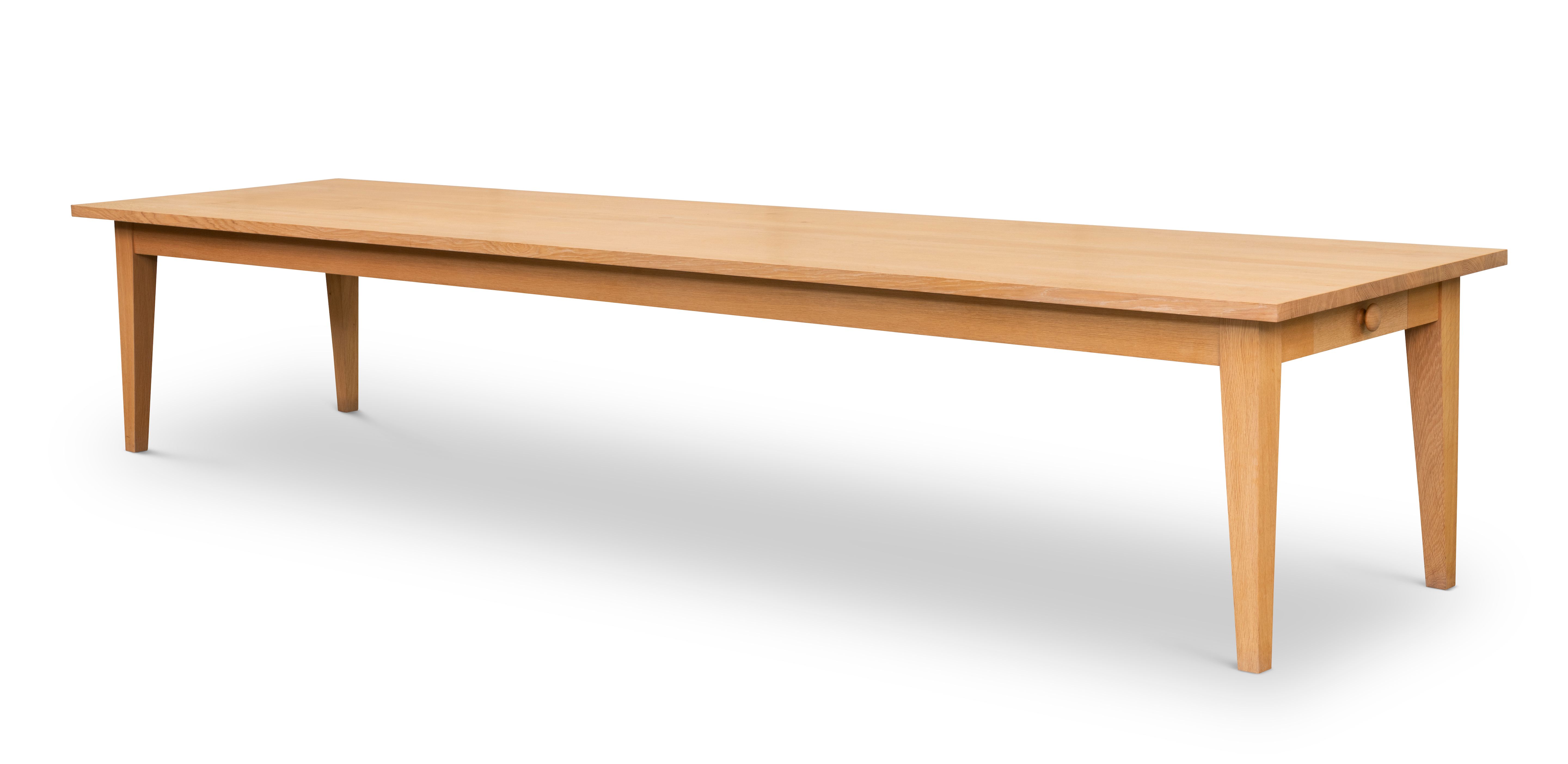 Bonhams : A massive English oak dining table Designed by Sir Terence ...