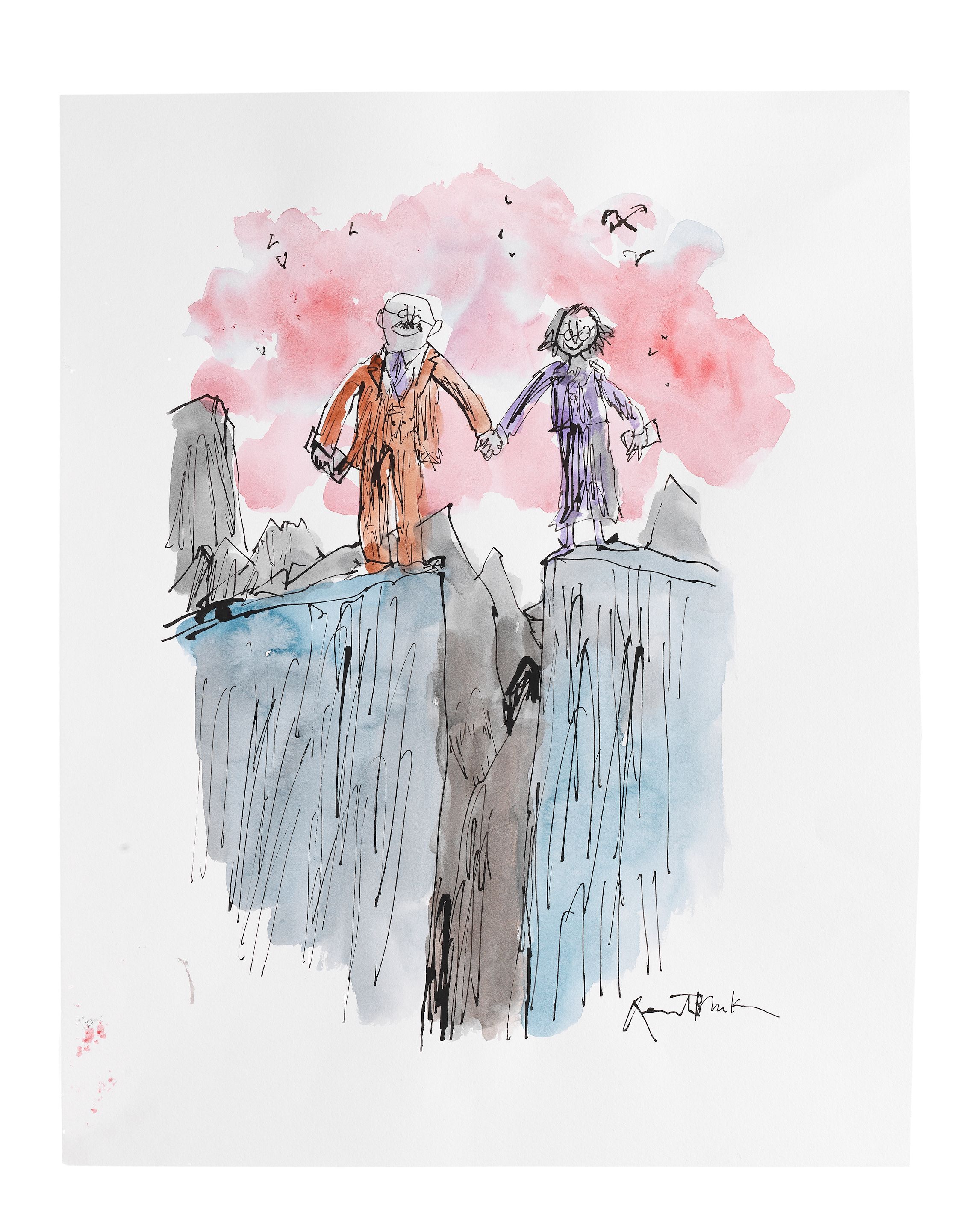 Bonhams : Sir Quentin Blake (British, born 1932) Bridging the Gap ...