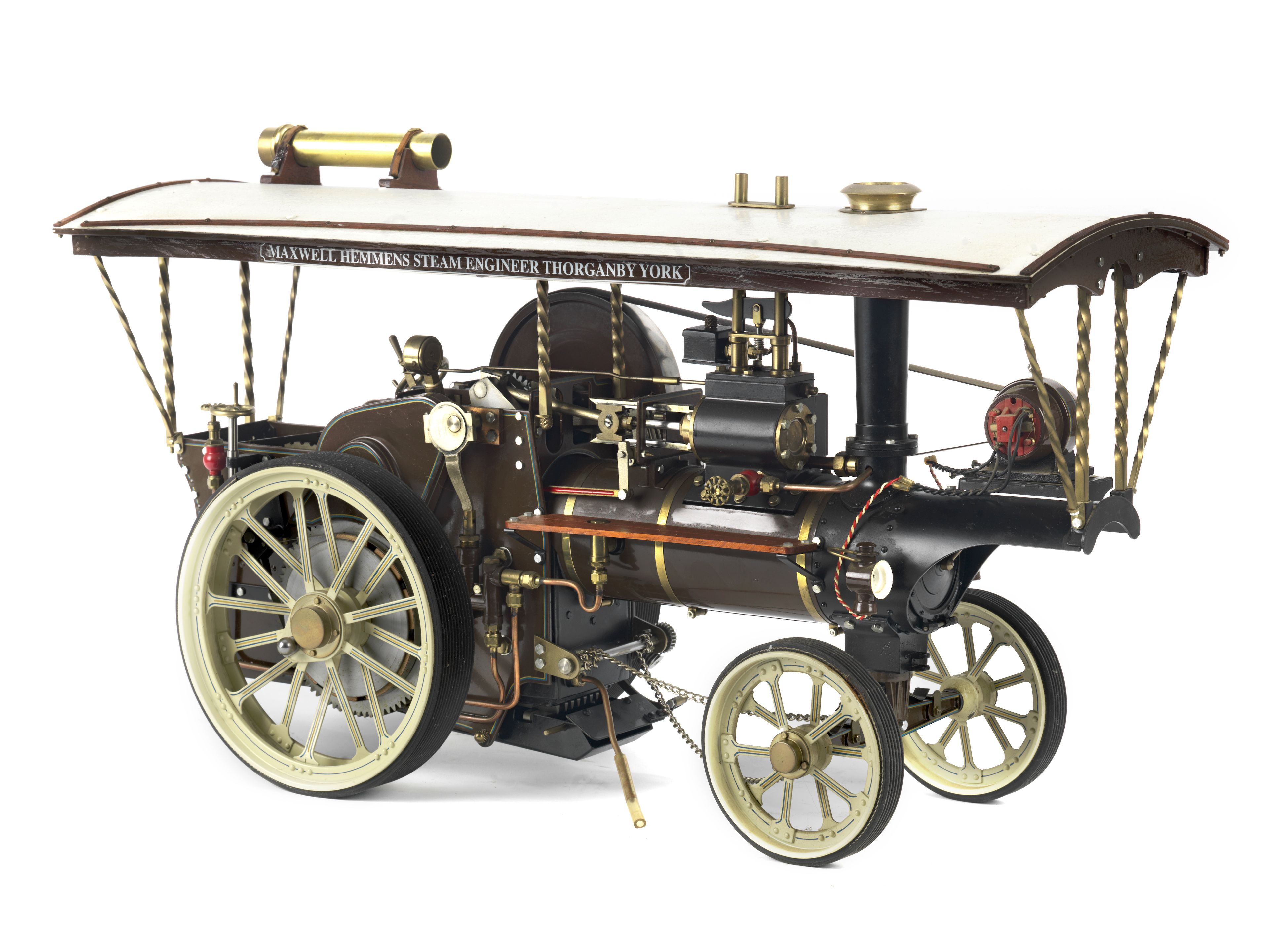 Bonhams Cars : A 1-inch scale model Showman's Engine by Maxwell Hemmens ...