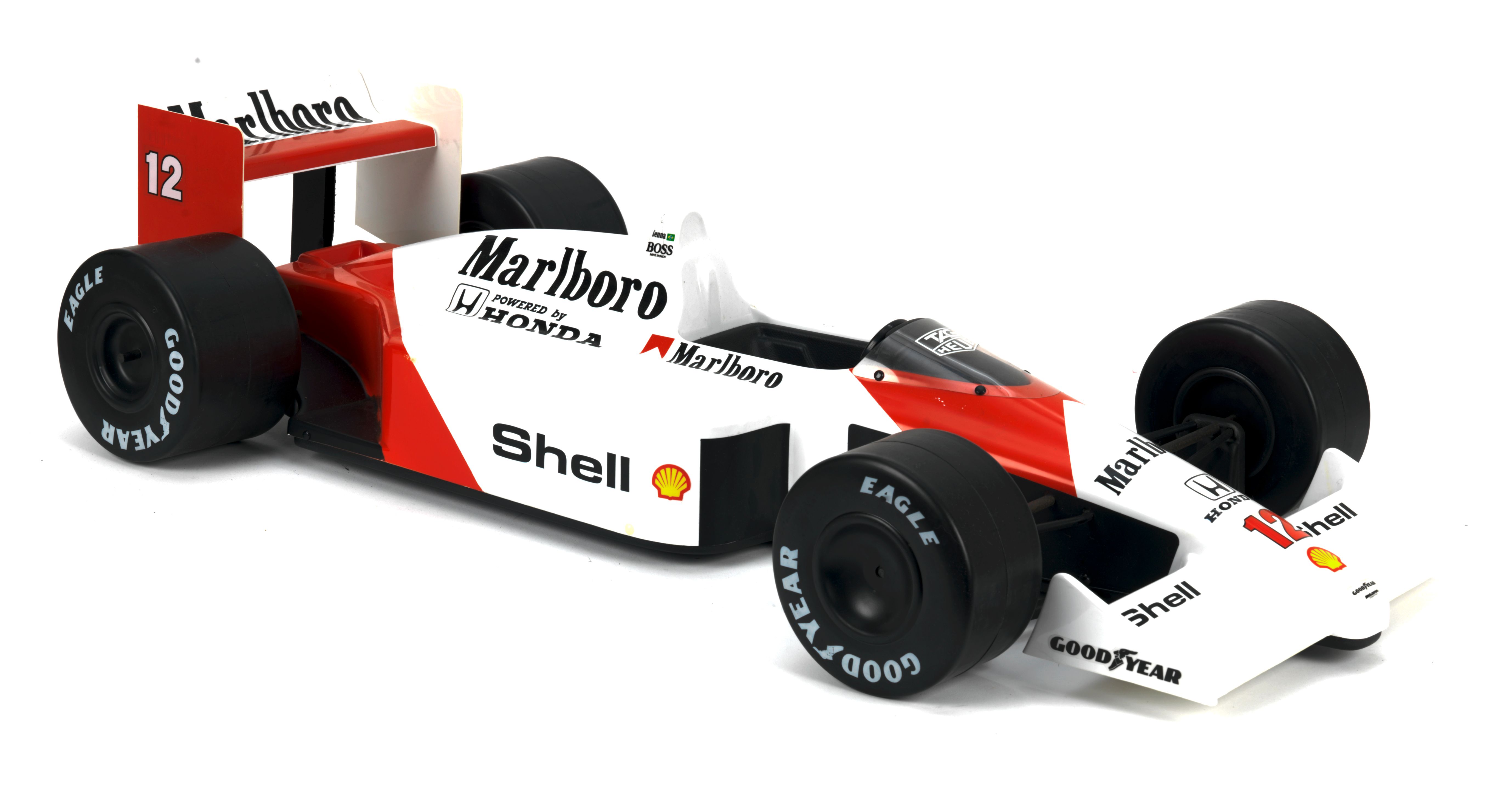 Bonhams Cars : A large Marlboro promotional model Ayrton Senna's ...