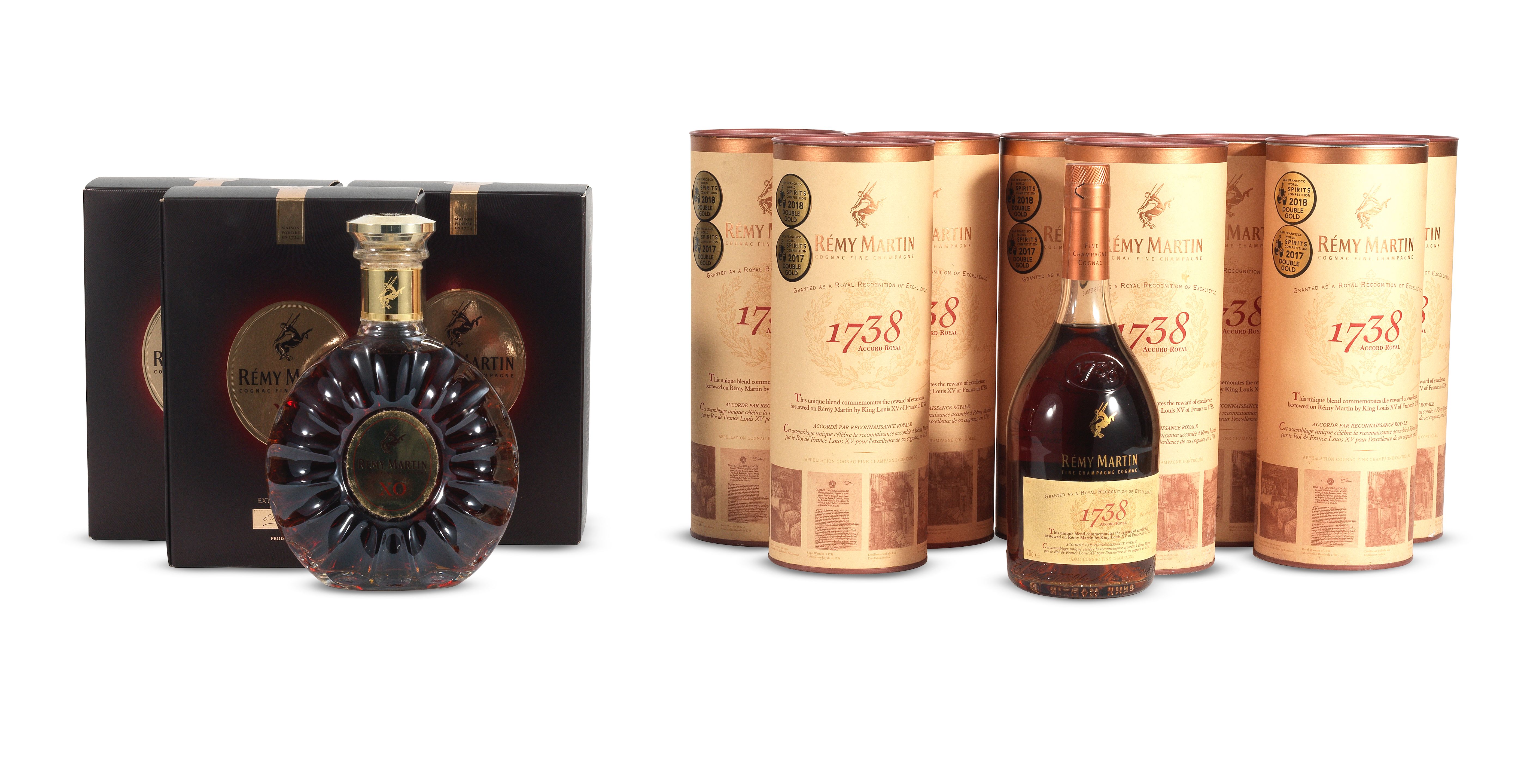 Bonhams : Remy Martin XO NV (3) Remy Martin 1738 Accord Royal NV (8)