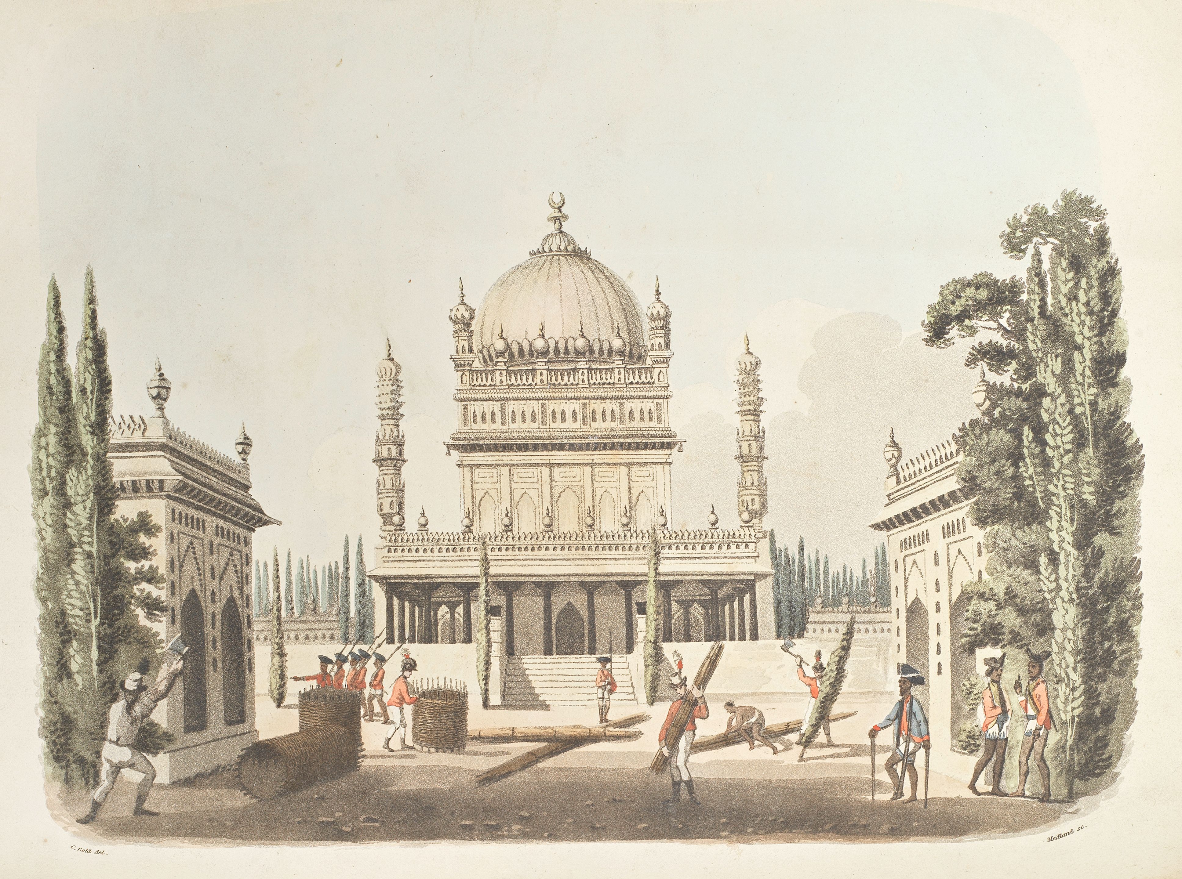 Bonhams : GOLD (CHARLES) Oriental Drawings Sketched Between the Years ...