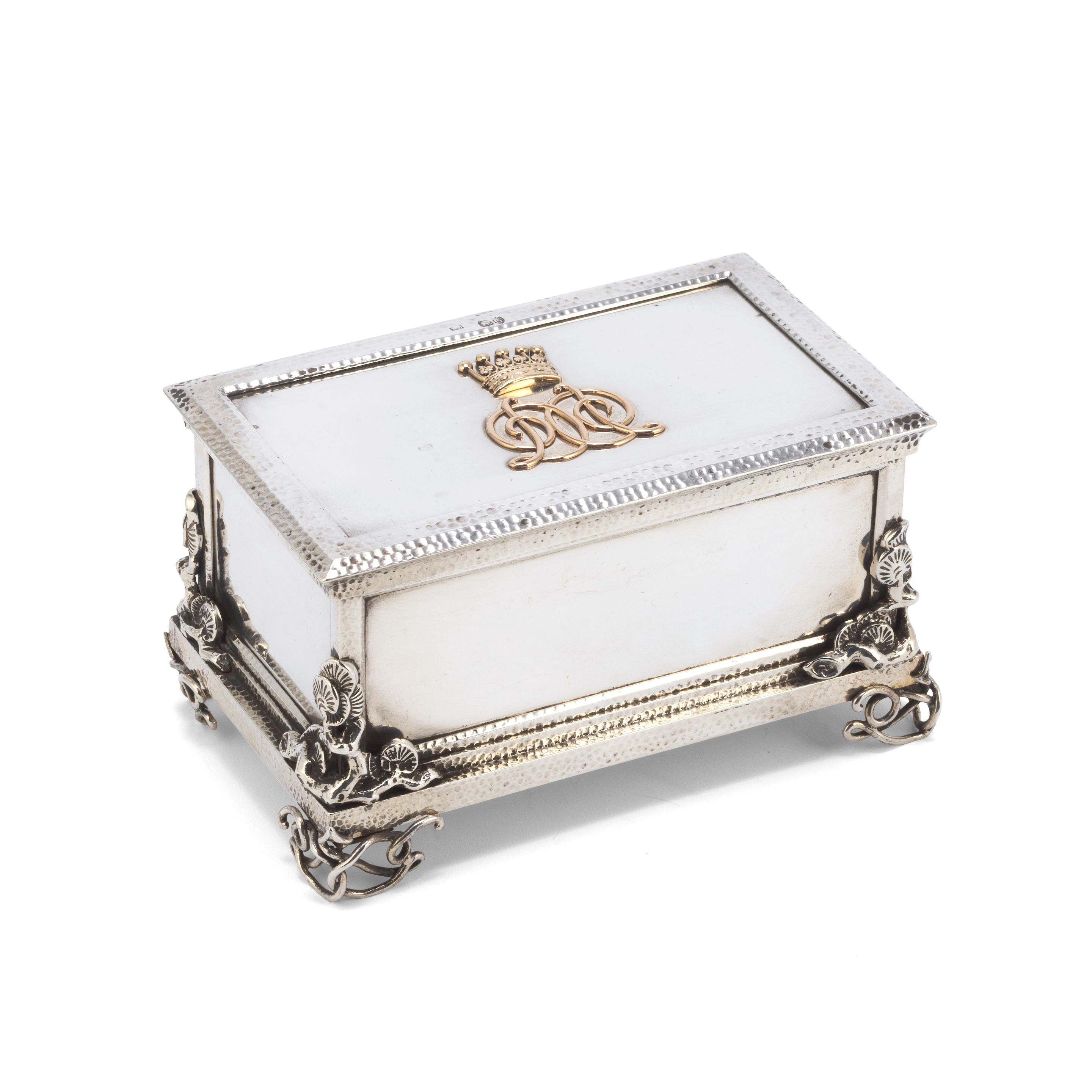 Bonhams : A Victorian aesthetic style silver casket Louis Dee, London ...