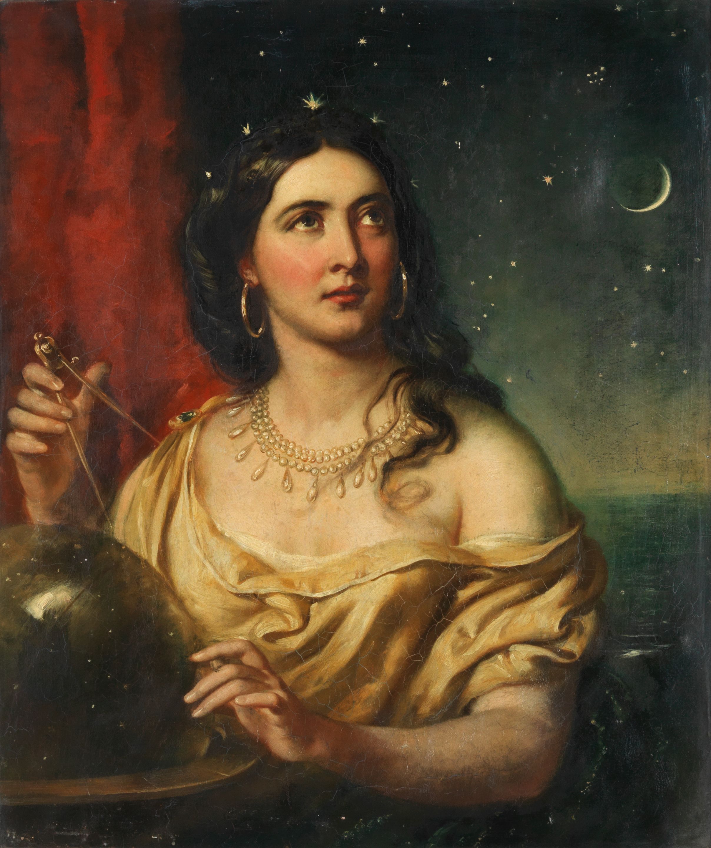 Bonhams : British School, 19th Century Portrait of Urania