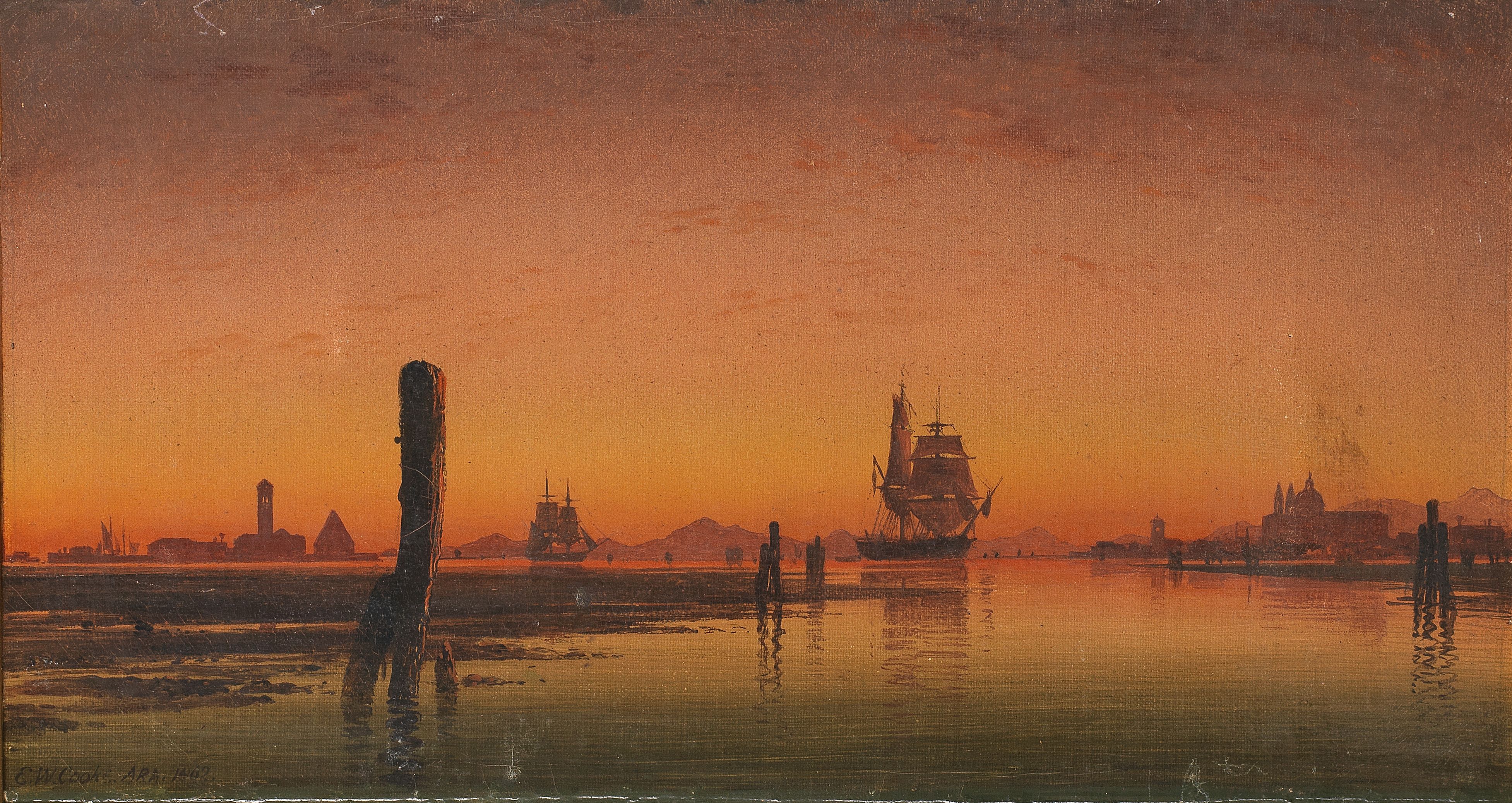 Bonhams : Edward William Cooke, RA (British, 1811-1880) Venice from the ...