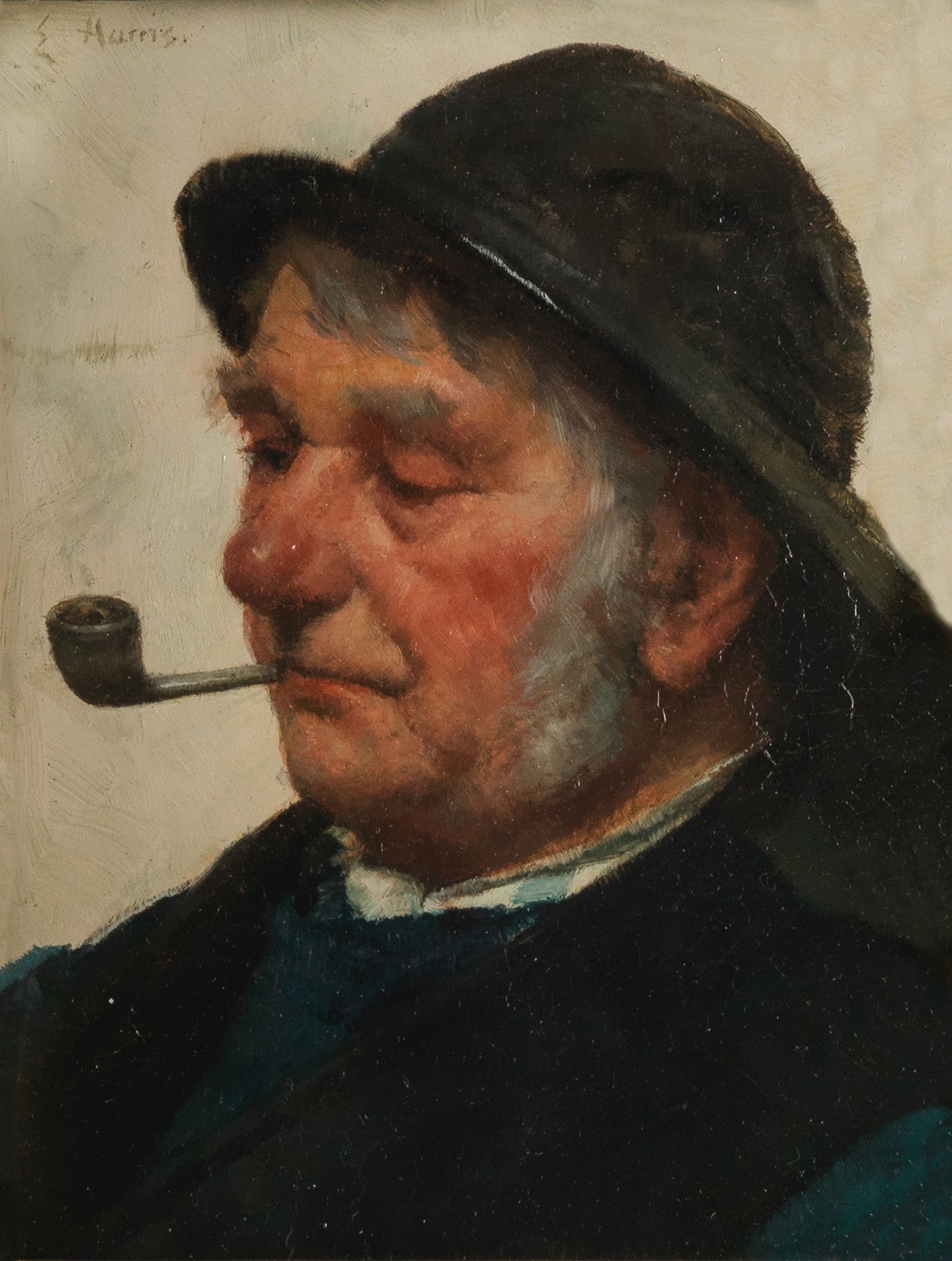 Bonhams : Edwin Harris, RBSA (British, 1855-1906) A quiet pipe