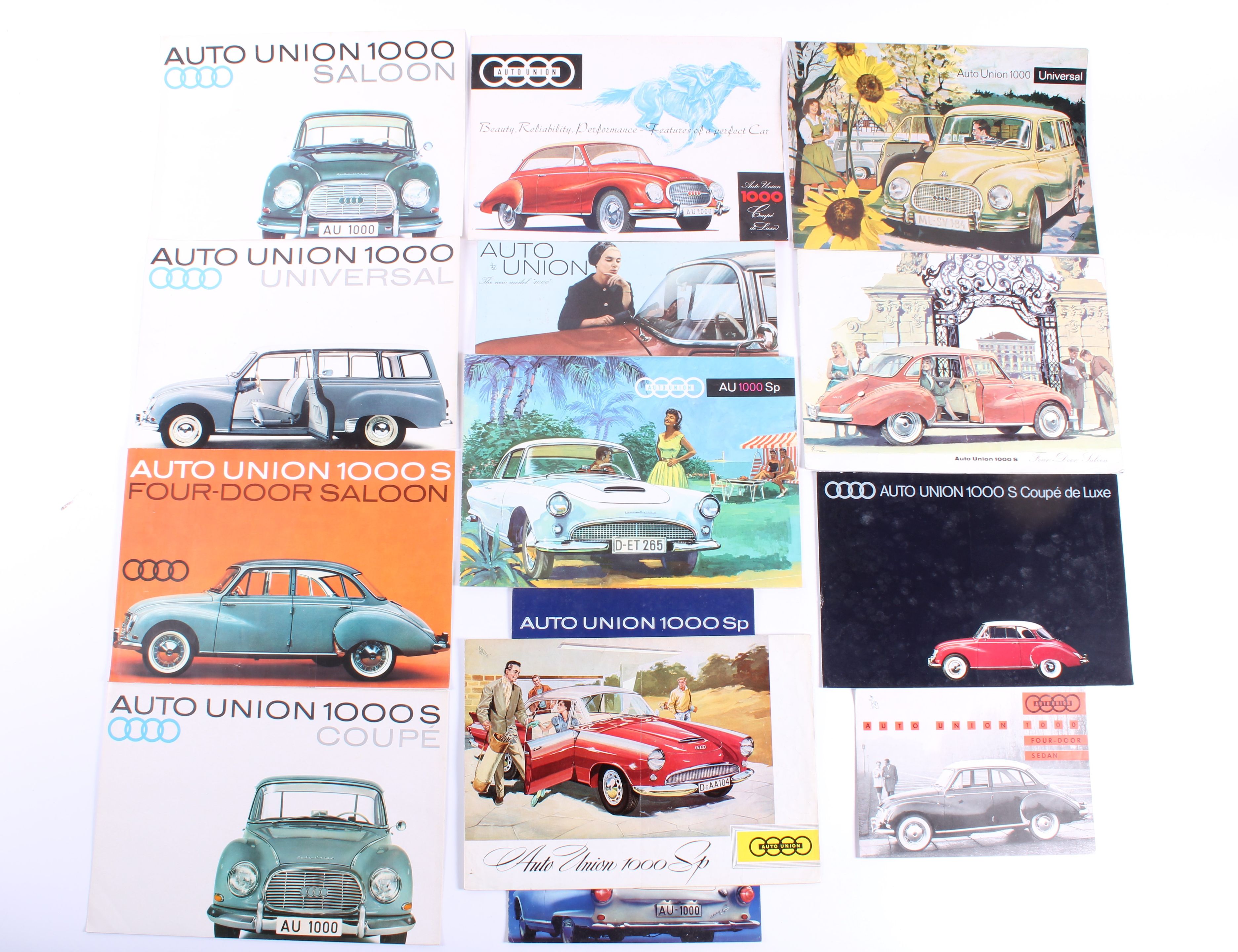 Bonhams Cars : Auto Union - assorted '1000' sales brochures and ...